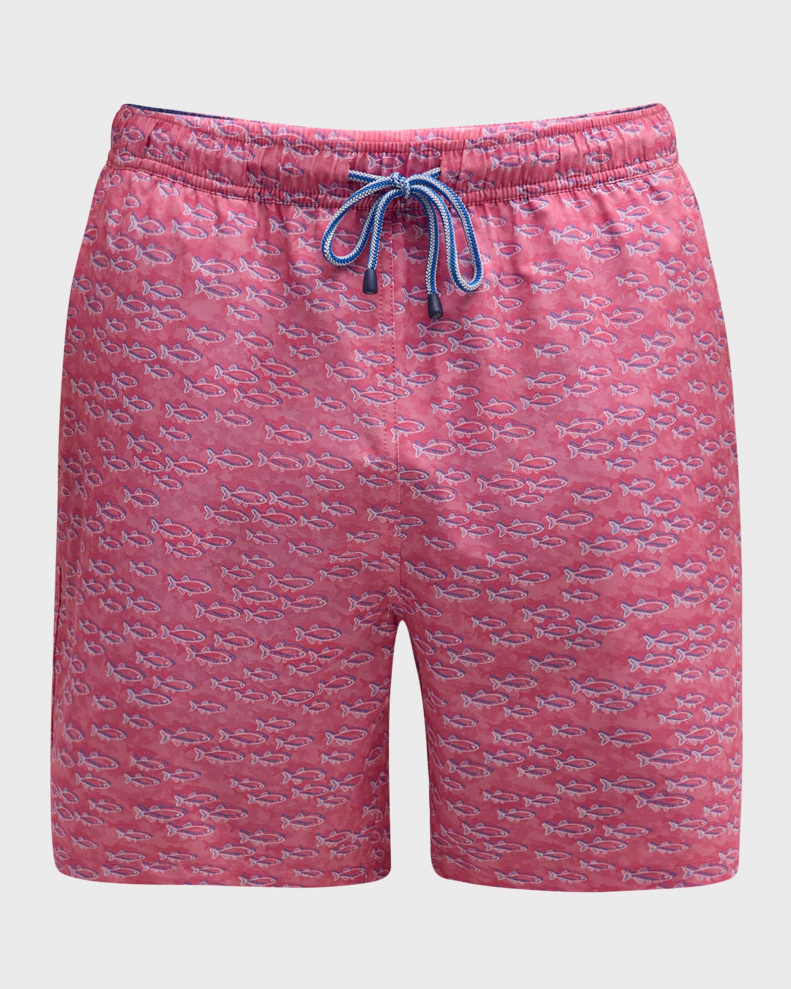 Peter Millar Men's School of Fish Swim Trunks | Neiman Marcus