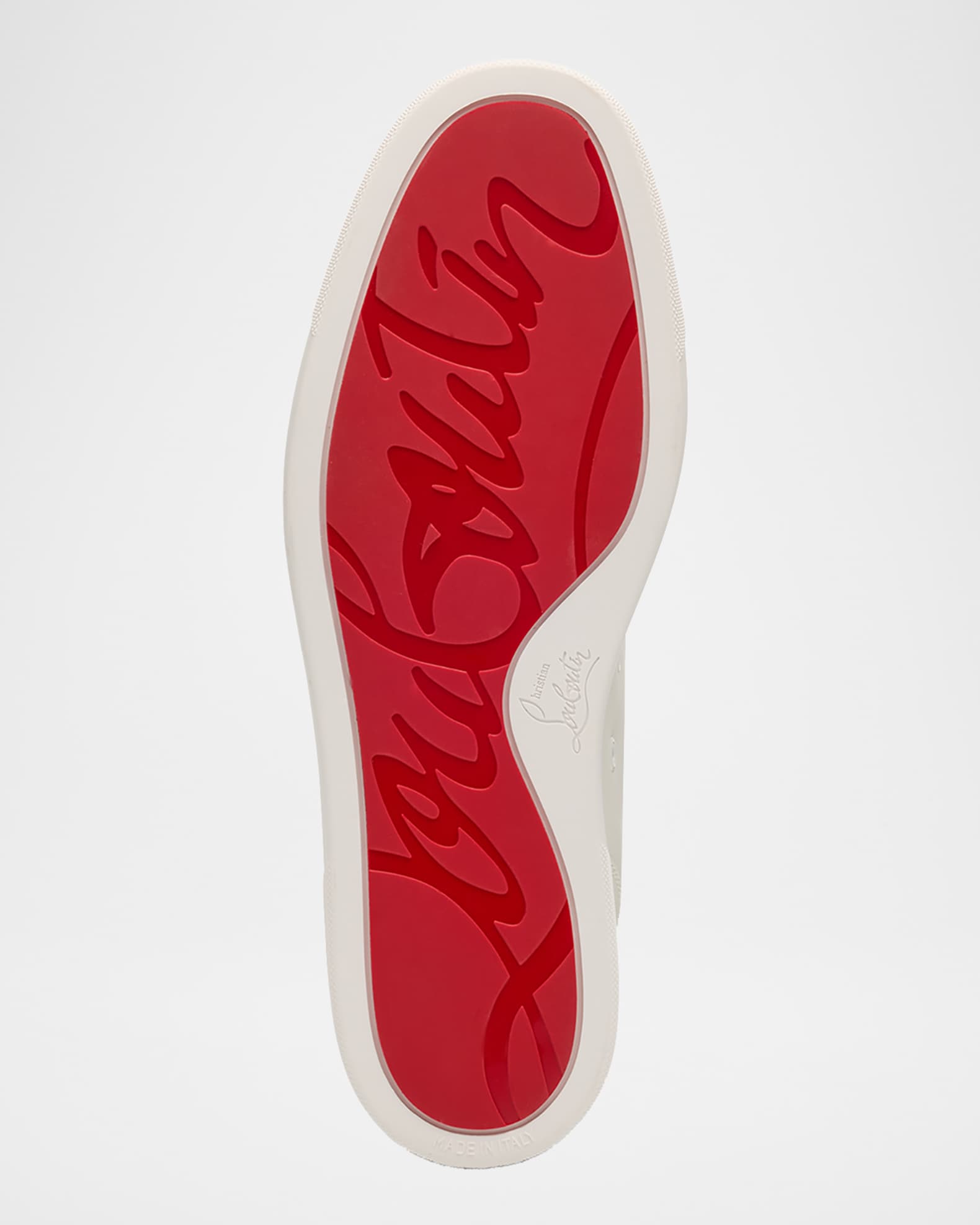 Christian Louboutin Men's Louis Junior Leather Low-Top Sneakers ...