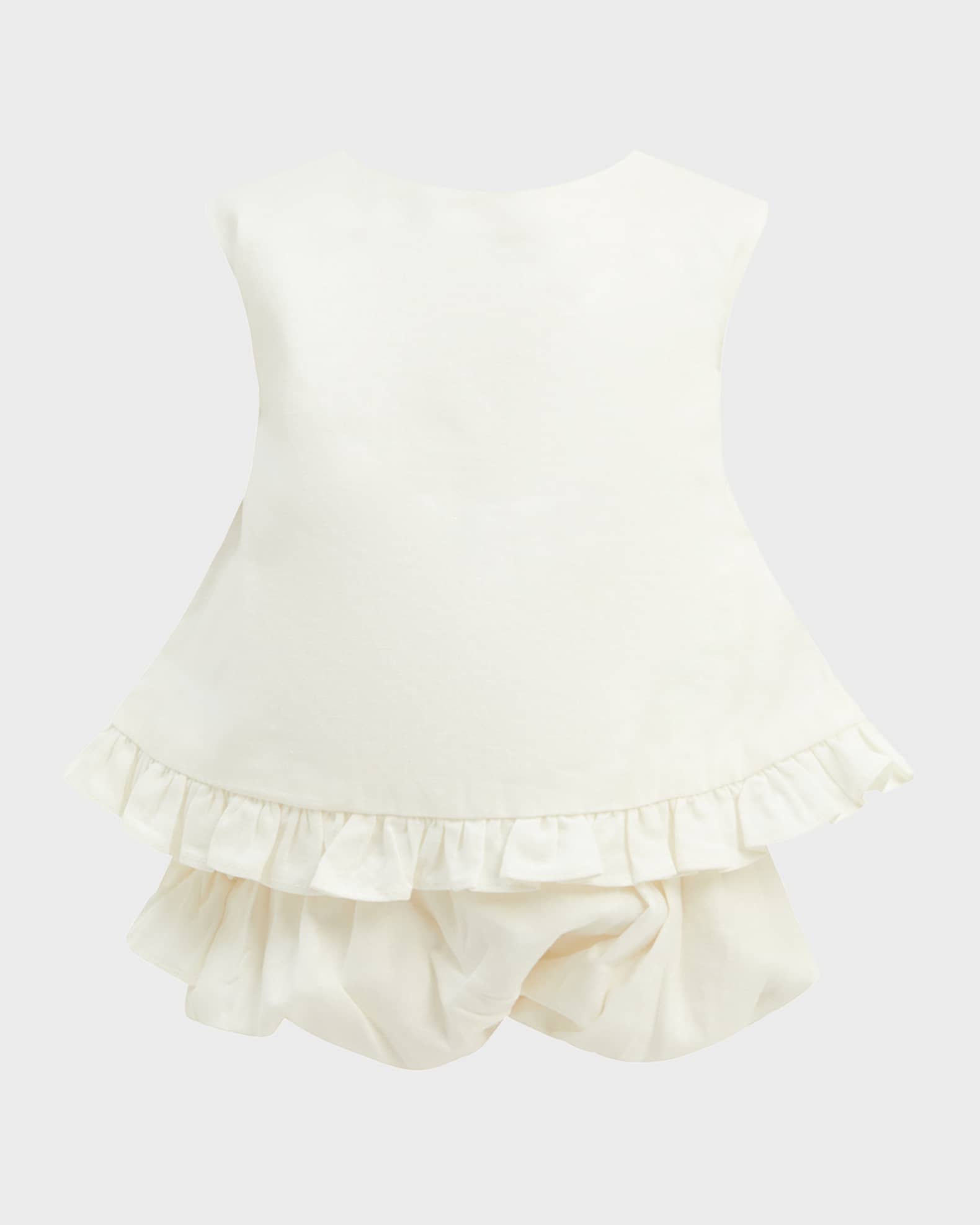 Bardot Junior Girl's Brinley Linen and Cotton Ruffle Dress, Size 6M-3 ...