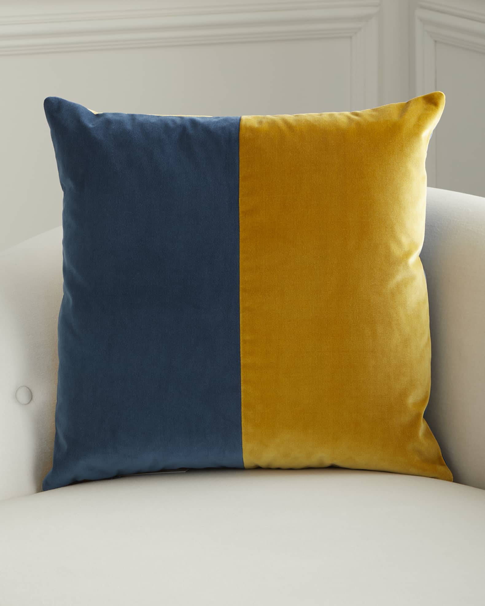 Eastern Accents Uma Colorblock Decorative Pillow, 20" Square | Neiman ...