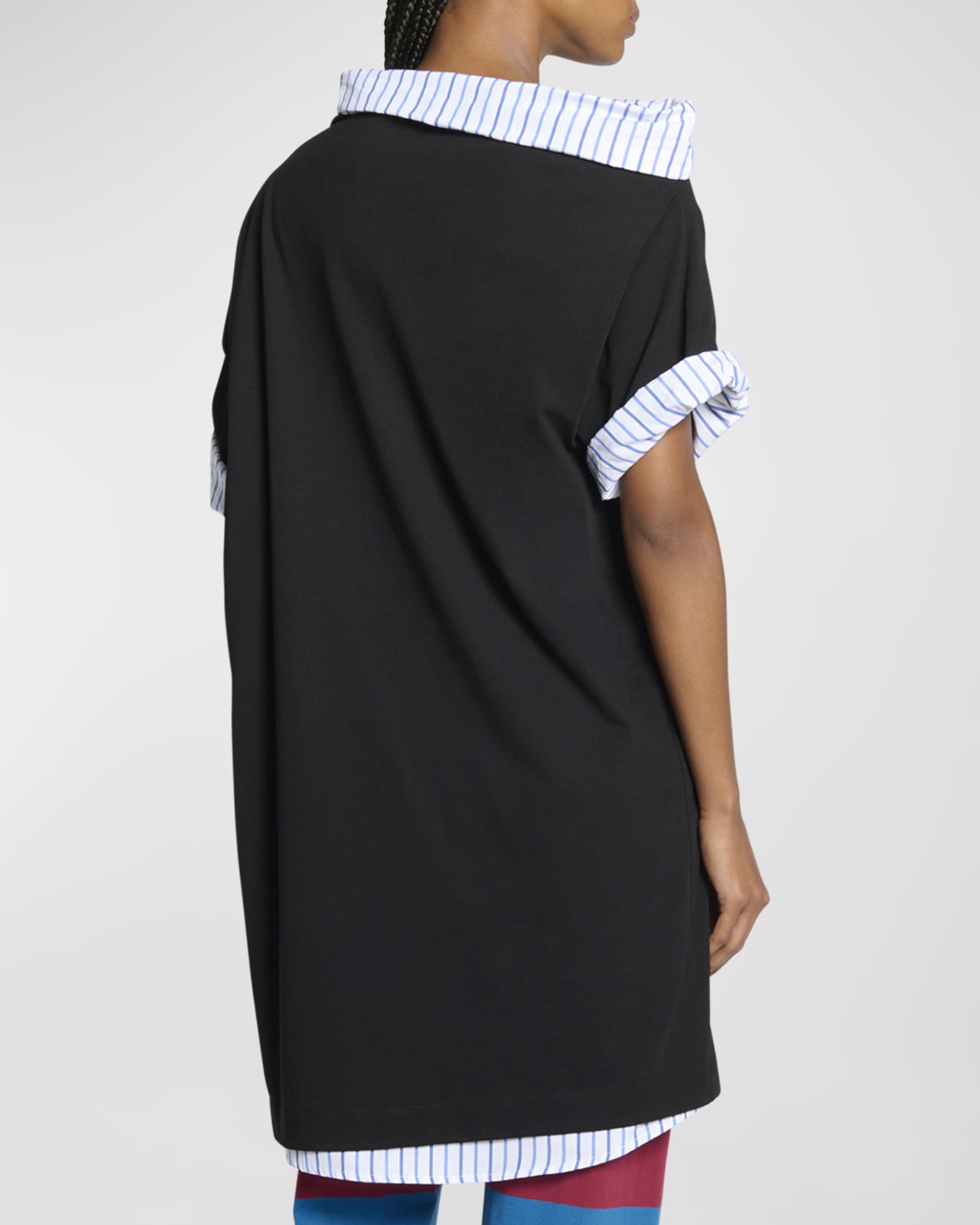 Dries Van Noten Henea Layered Shirtdress | Neiman Marcus