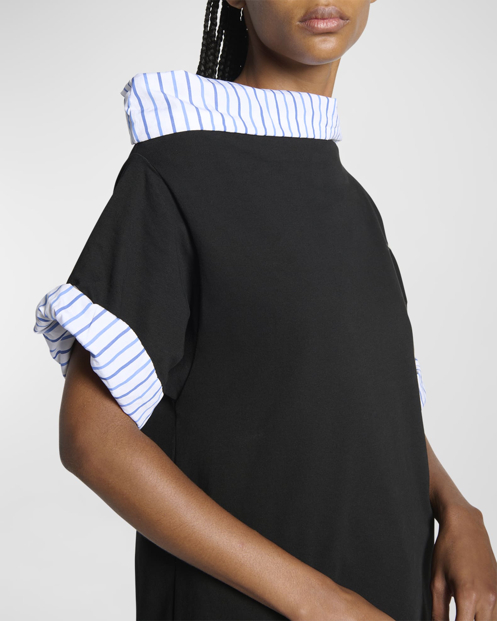 Dries Van Noten Henea Layered Shirtdress | Neiman Marcus