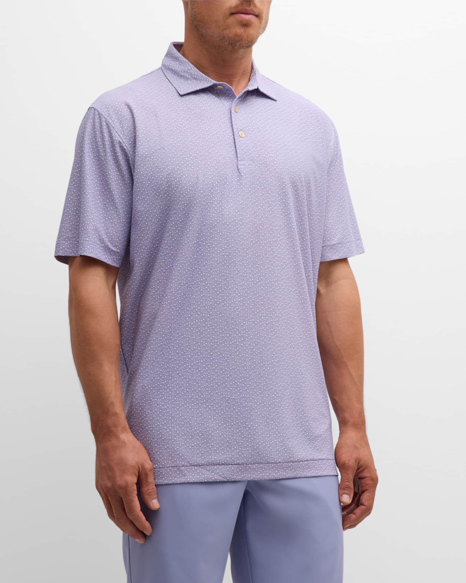 Peter Millar Men's Tee It High Performance Mesh Polo Shirt | Neiman Marcus