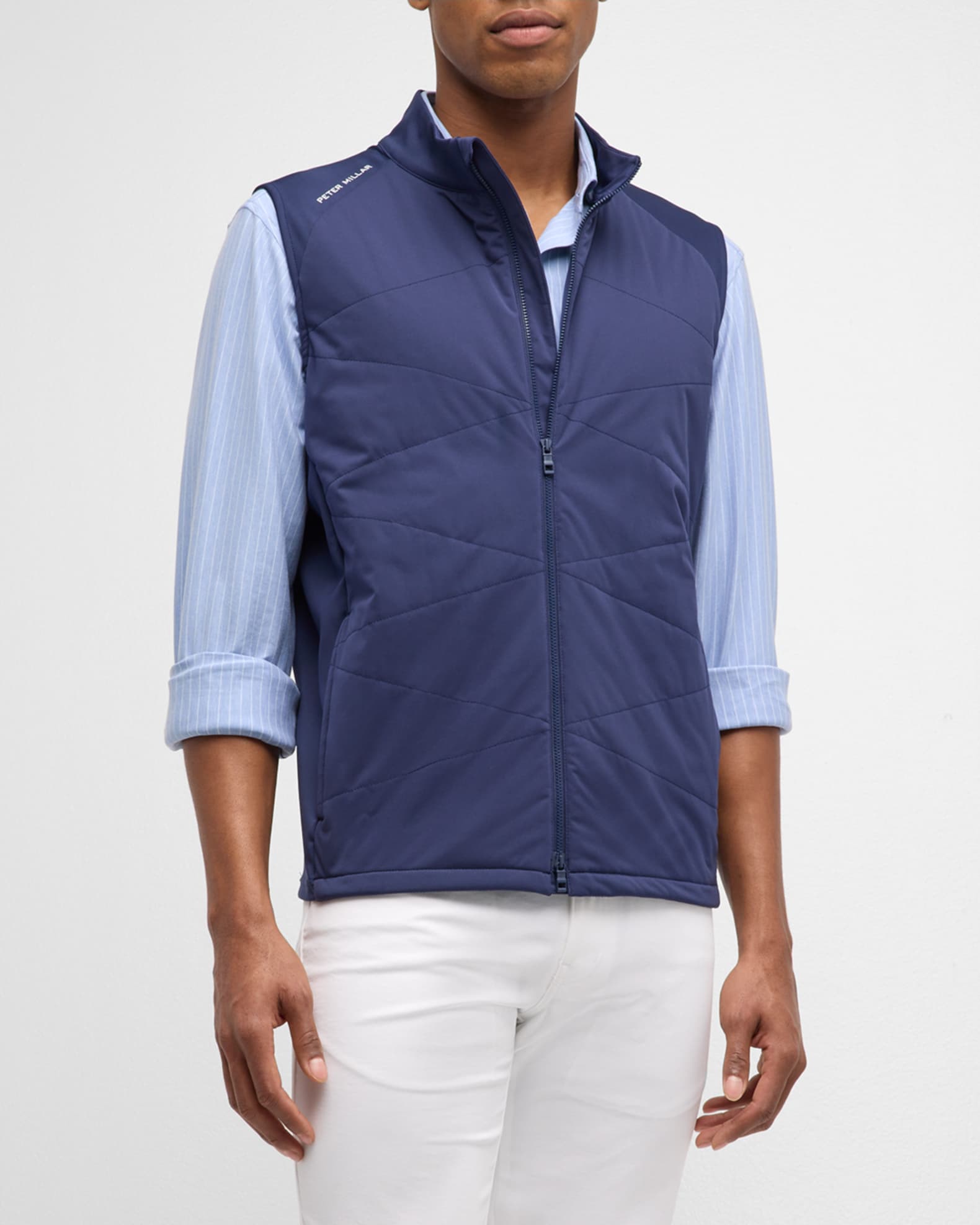 Peter Millar Men's Venture Hybrid Vest | Neiman Marcus
