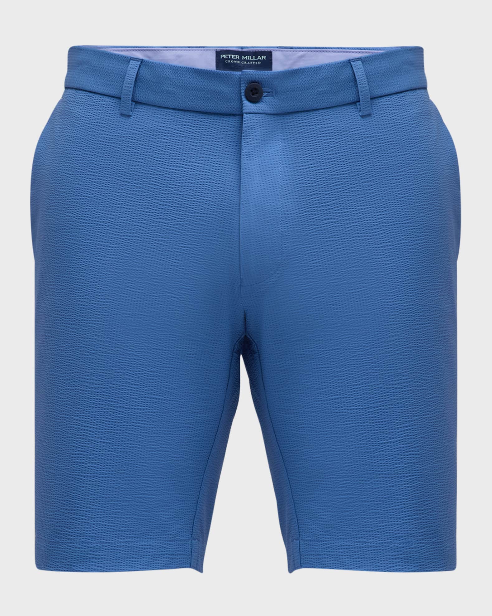 Peter Millar Men's Matlock Seersucker Performance Shorts | Neiman Marcus
