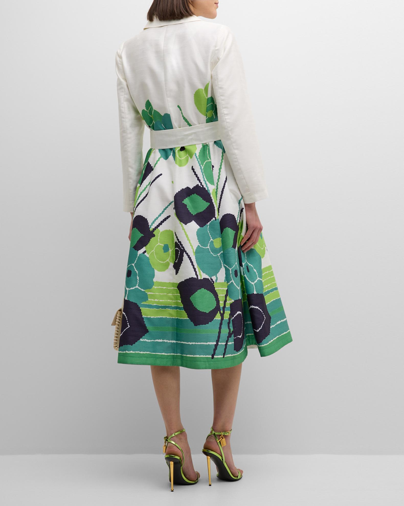Frances Valentine Lucille Floral Wrap Dress | Neiman Marcus