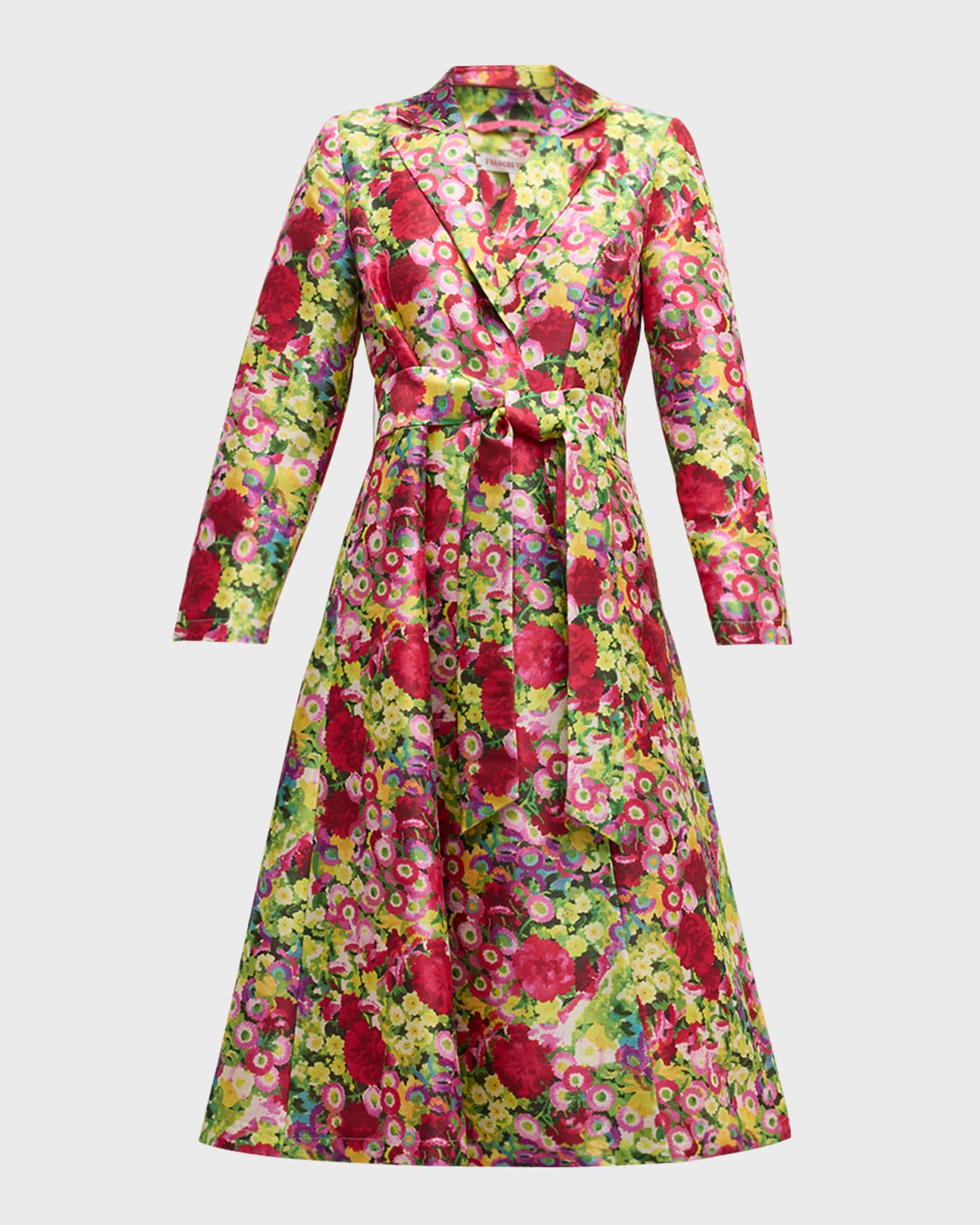 Frances Valentine Lucille Floral Wrap Dress | Neiman Marcus