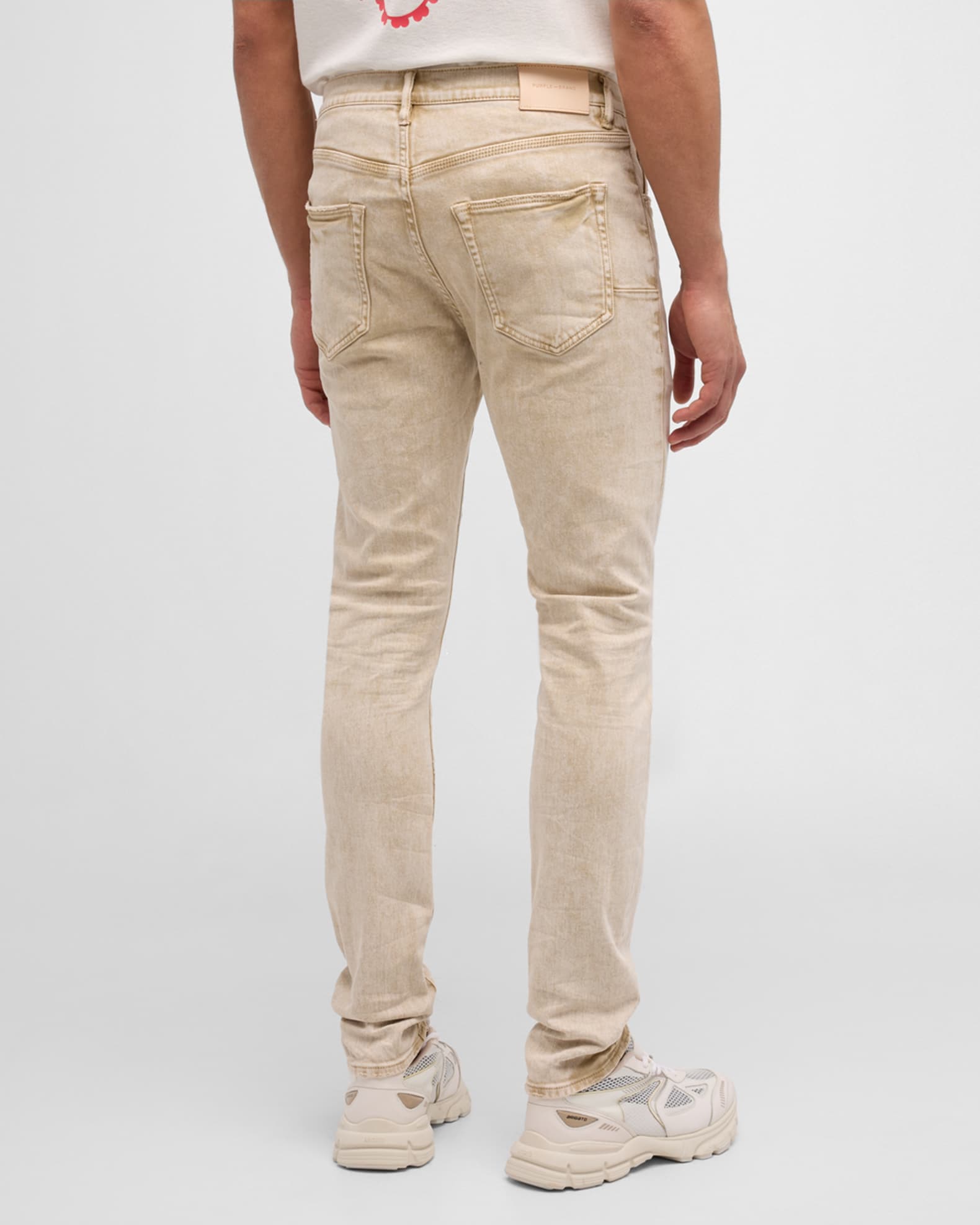 PURPLE Men's Skinny Khaki Denim Jeans | Neiman Marcus