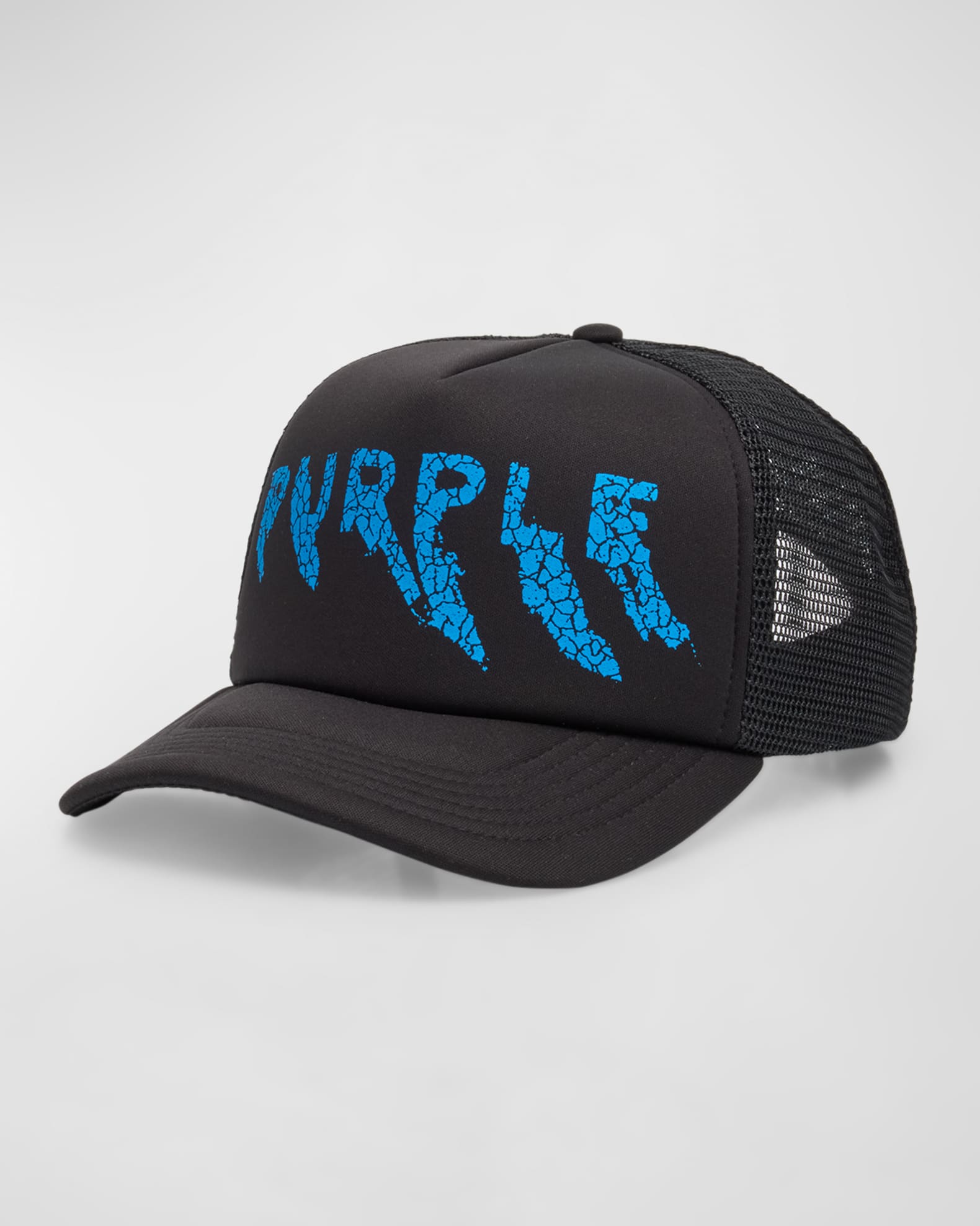 PURPLE Men's Foam Logo Trucker Hat | Neiman Marcus