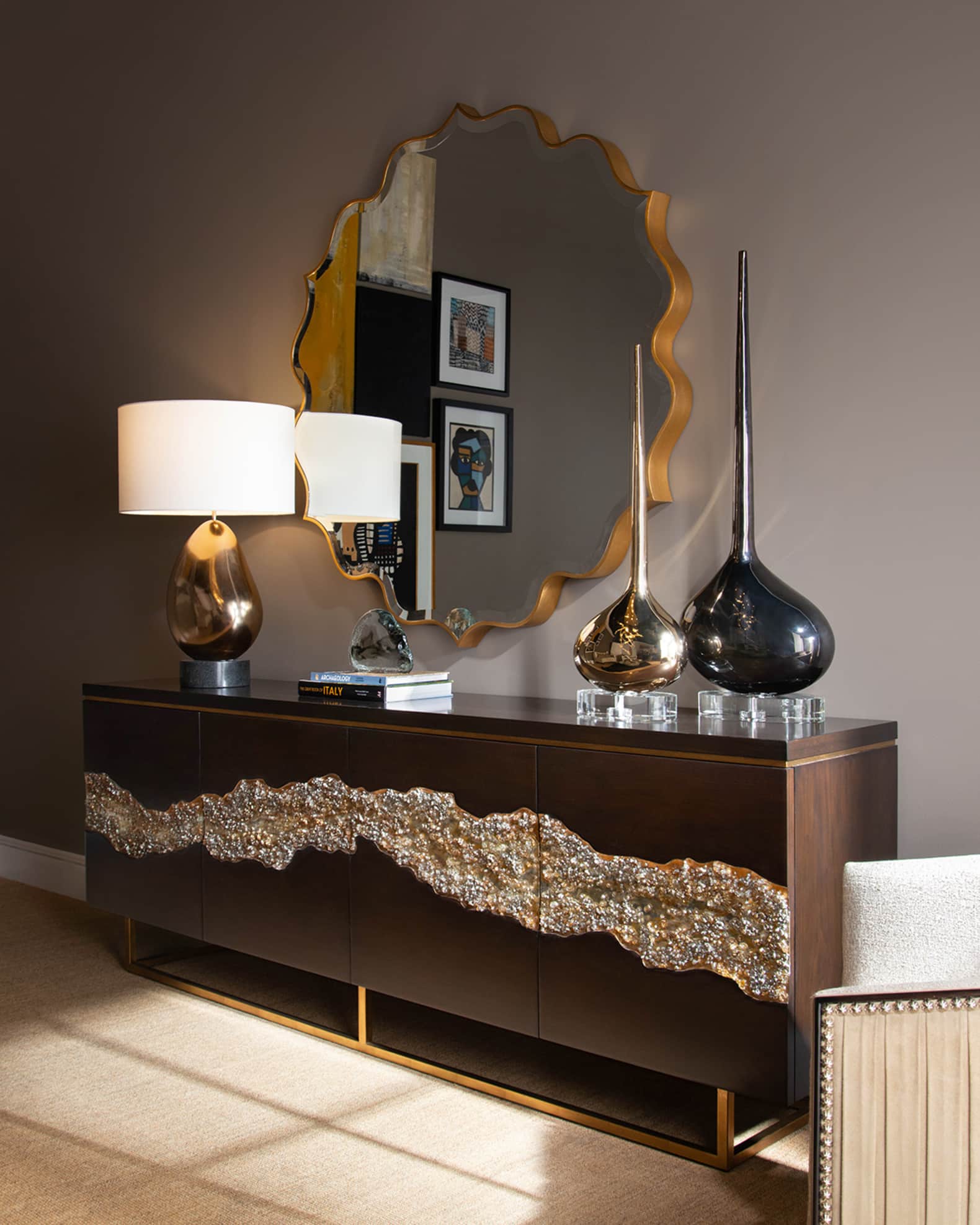 John-Richard Collection Golden Valley Credenza | Neiman Marcus
