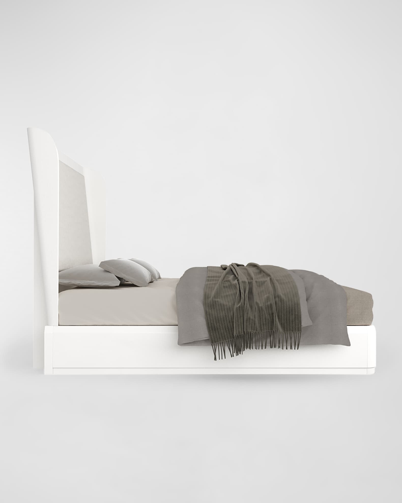 Continental Upholstered California King Platform Bed | Neiman Marcus