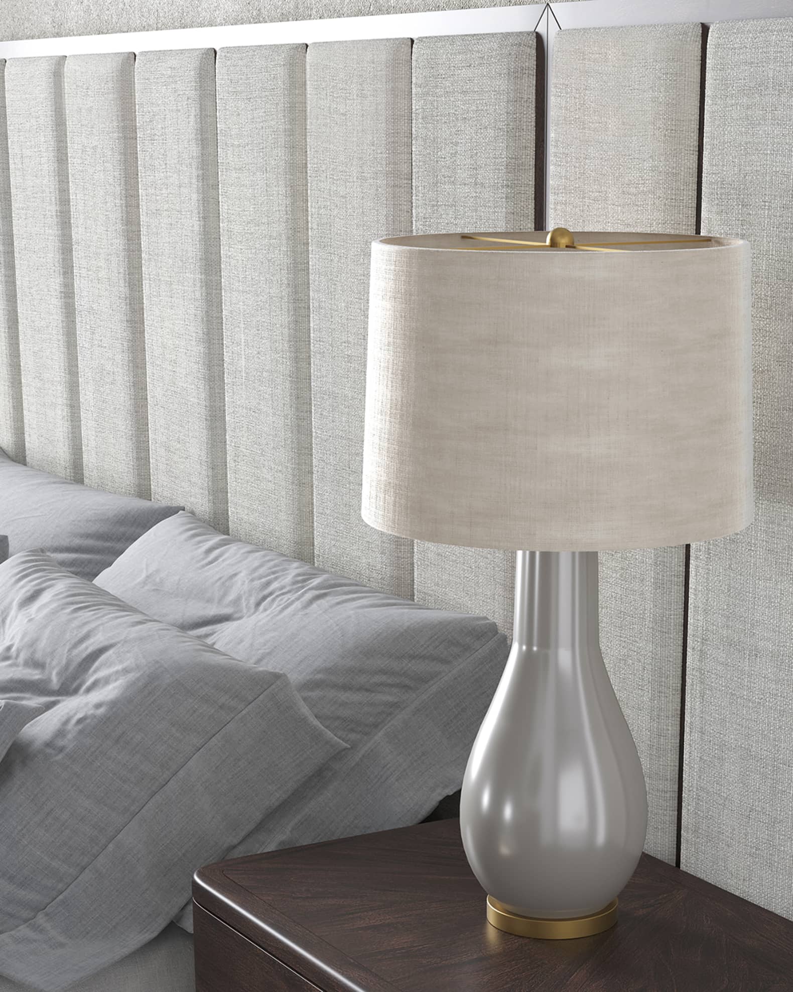 Colonna Extended Panel Upholstered Bed Collection | Neiman Marcus