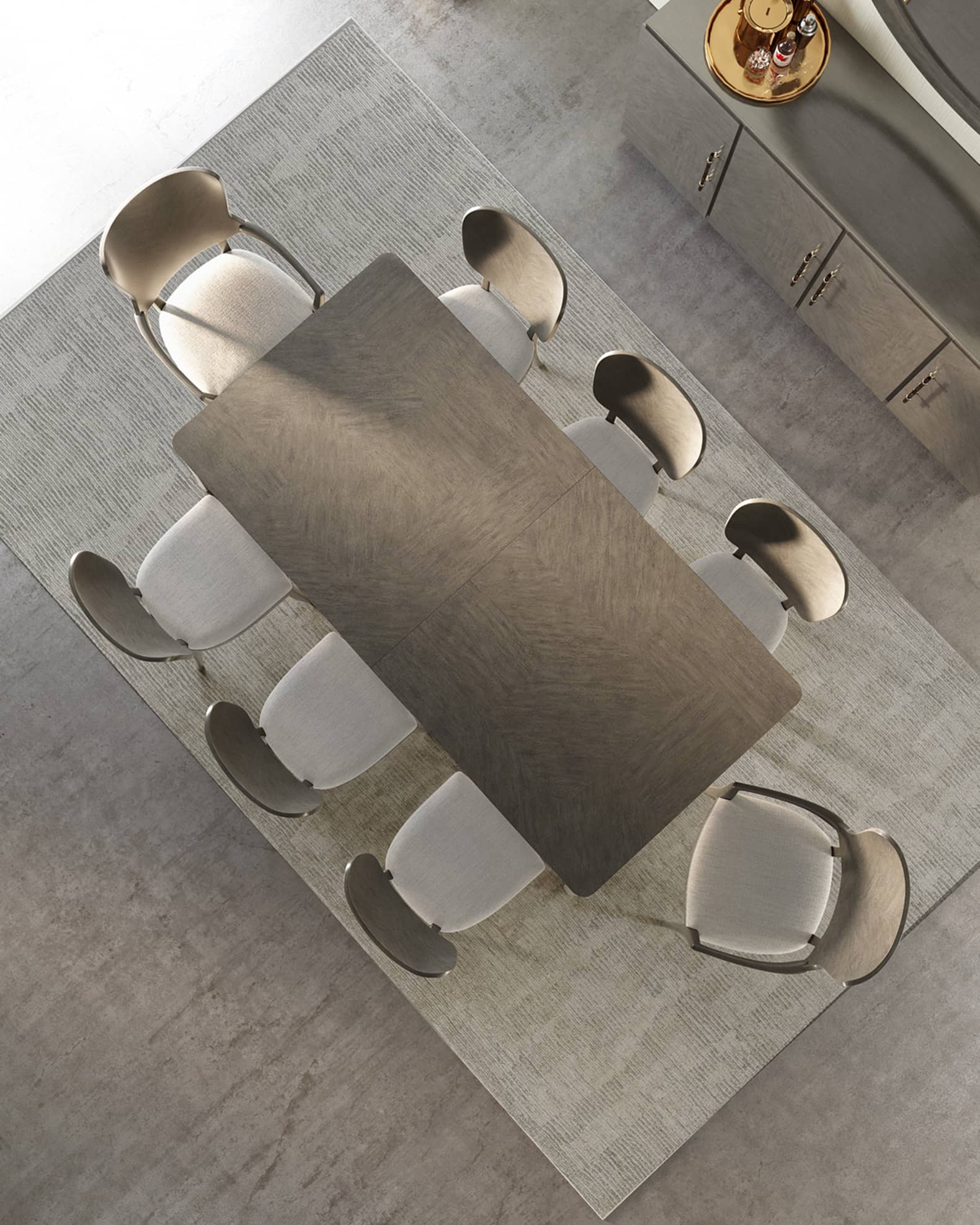 Casa Ispirata Madras 88" Dining Table with Leaf | Neiman Marcus