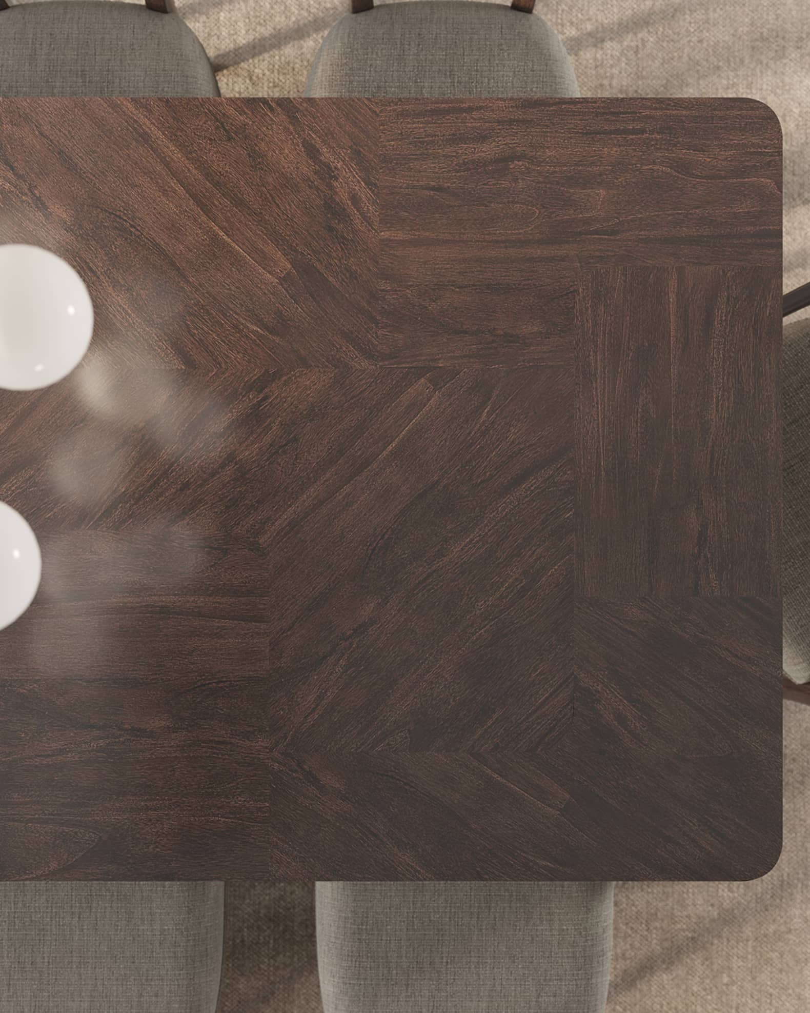 Casa Ispirata Madras 88" Dining Table with Leaf | Neiman Marcus