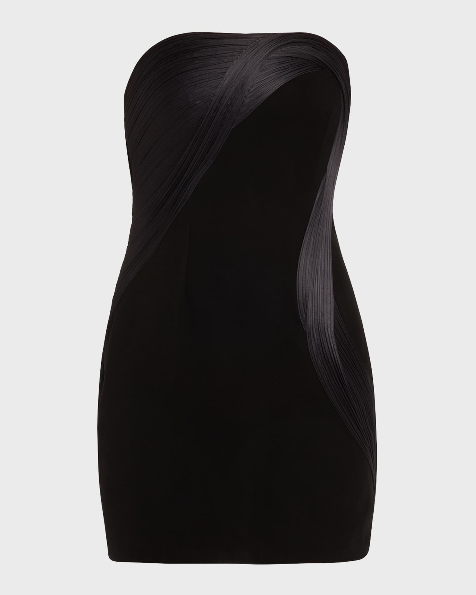 Gaurav Gupta Sculpted Arc Strapless Mini Dress | Neiman Marcus