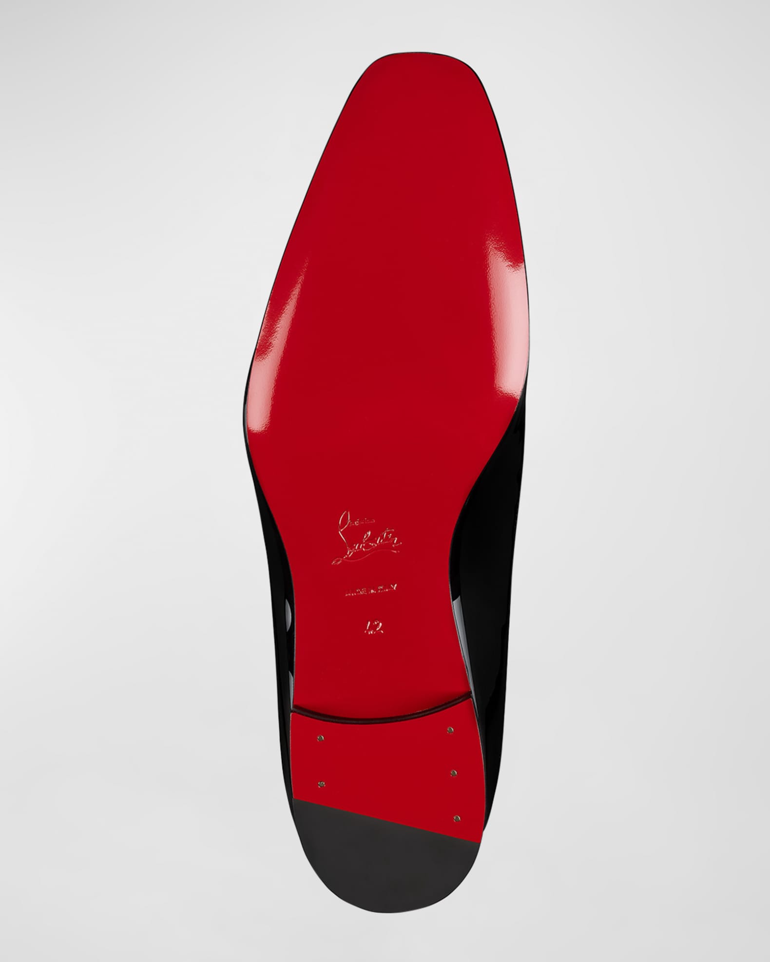 Christian Louboutin Men's Chickito Patent Leather Derby Shoes | Neiman ...