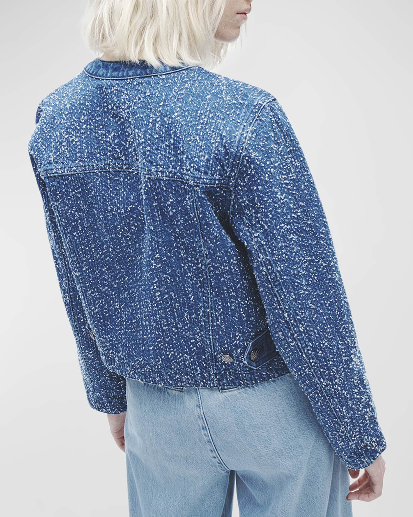 Rag & Bone Cora Tweed Denim Jacket | Neiman Marcus