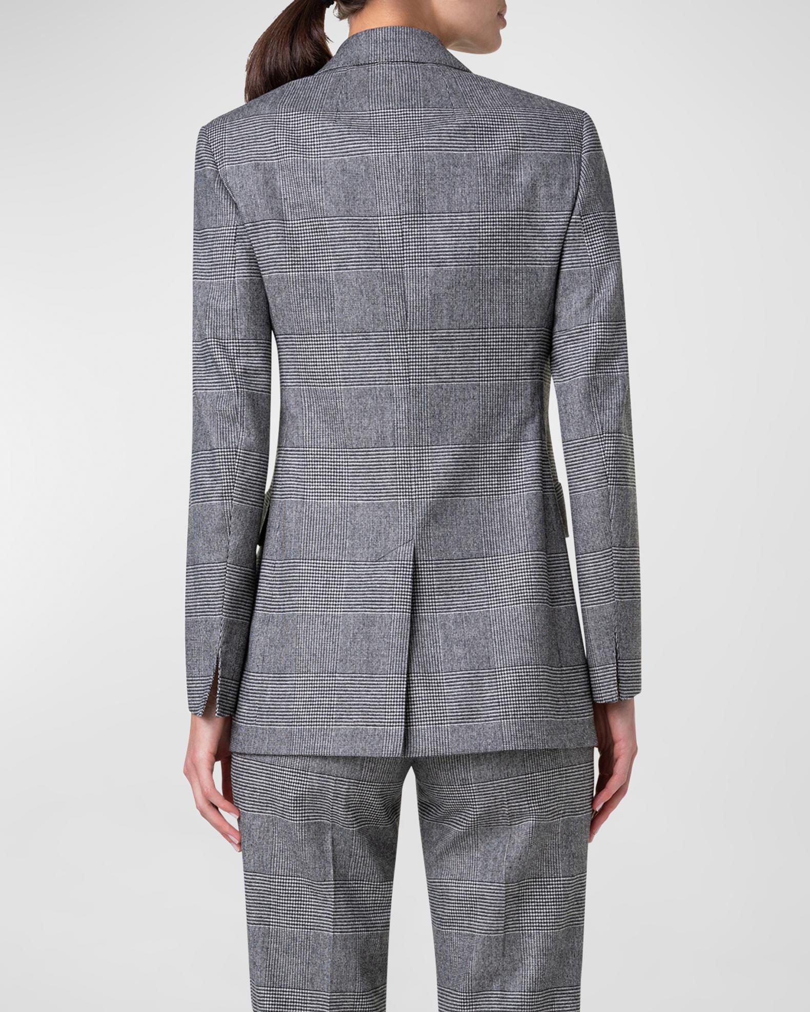 Prince of Wales Cashmere Wool Stretch Suit | Neiman Marcus