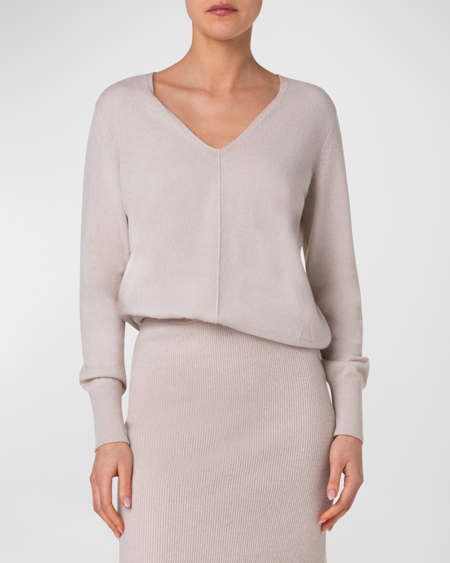 Akris Cashmere Knit Sweater | Neiman Marcus