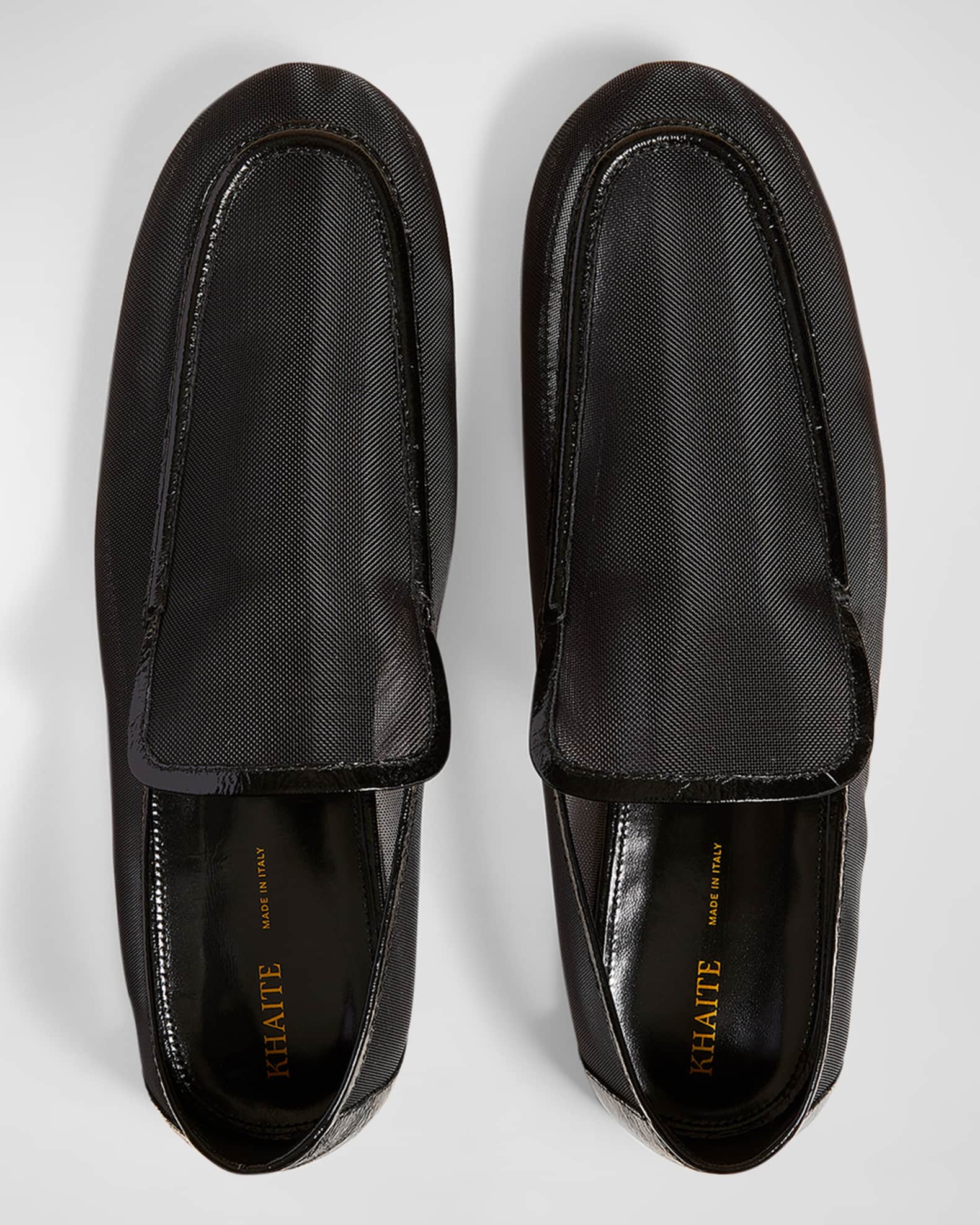 Khaite Alessia Mesh Slip-On Loafers | Neiman Marcus