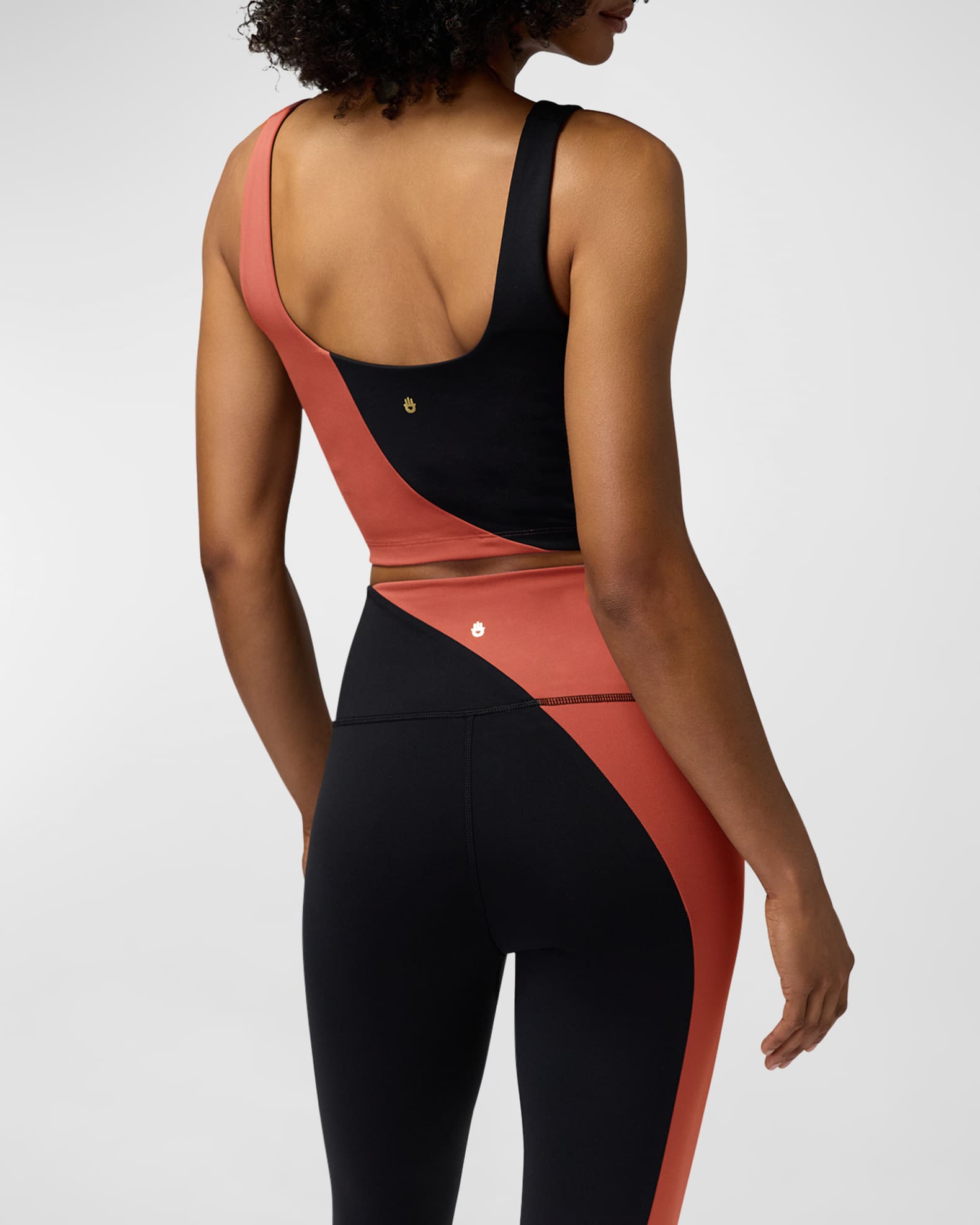 Spiritual Gangster Indie Colorblock Cropped Tank Top | Neiman Marcus