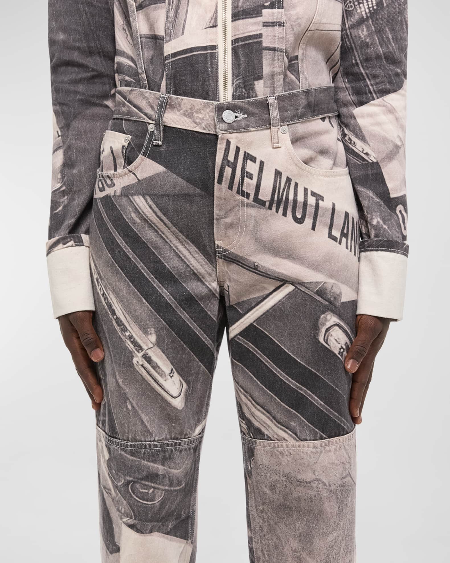 Helmut Lang Men's Graphic Carpenter Jeans | Neiman Marcus