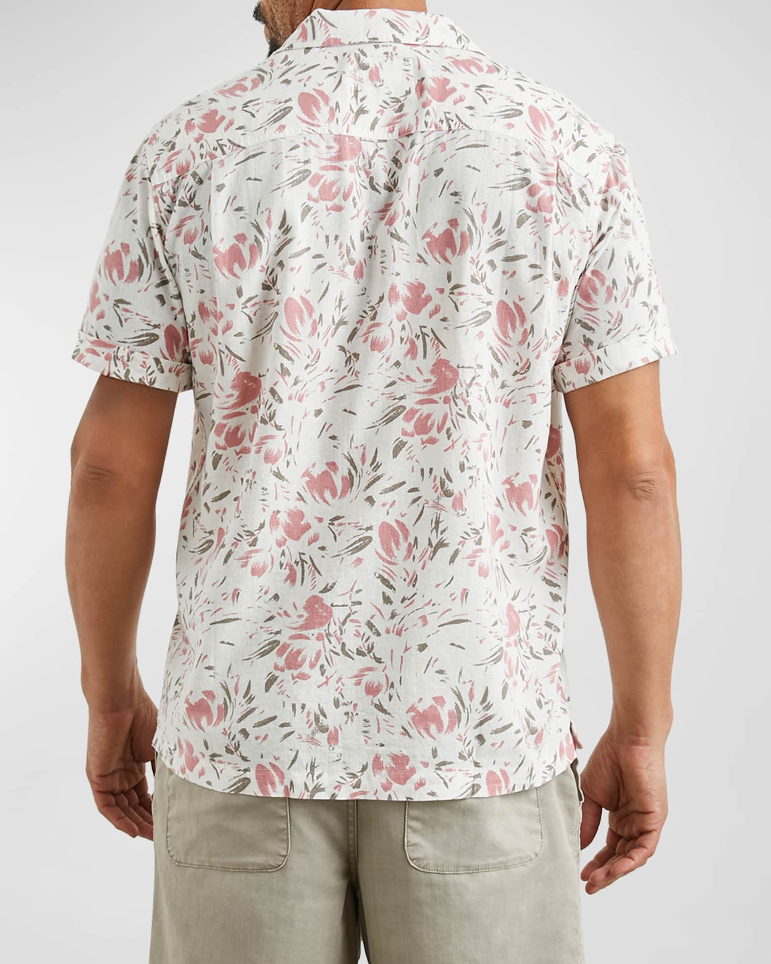 Rails Men's Dresden Abstract-Print Shirt | Neiman Marcus