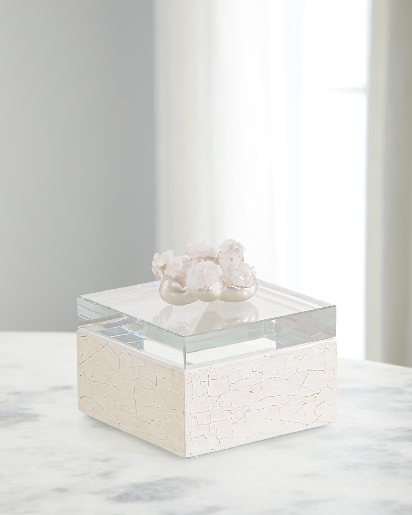 John-Richard Collection Encased Quartz Box III | Neiman Marcus