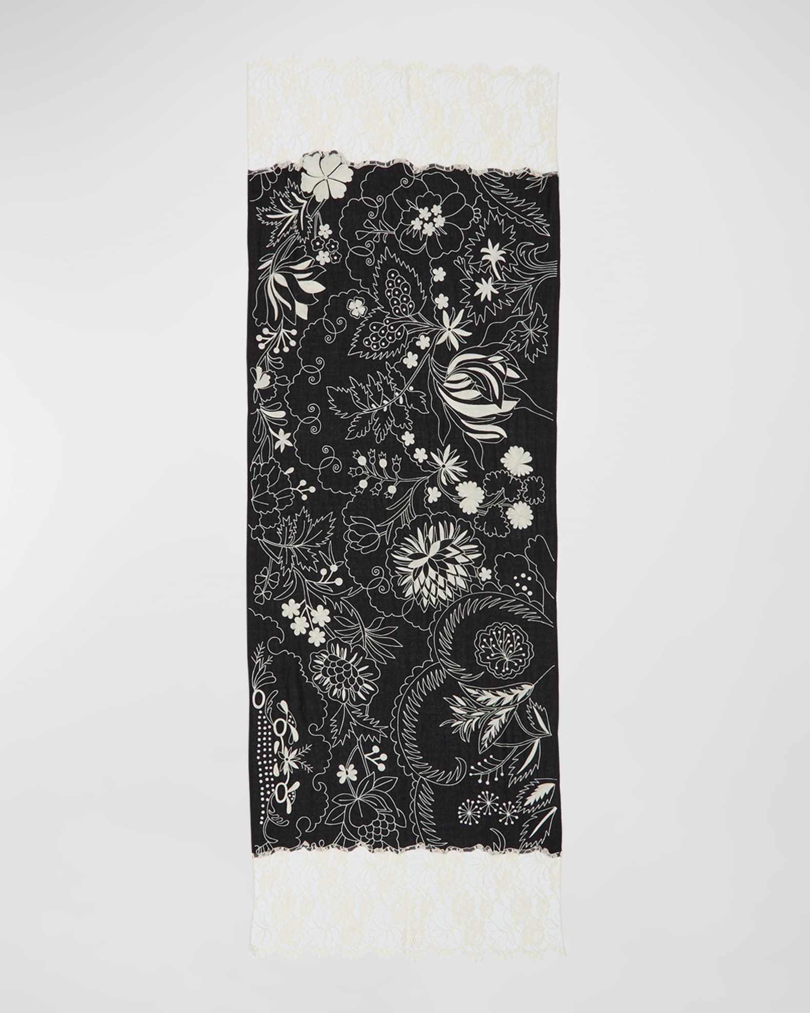 Janavi Midnight Bloom Cashmere | Neiman Marcus