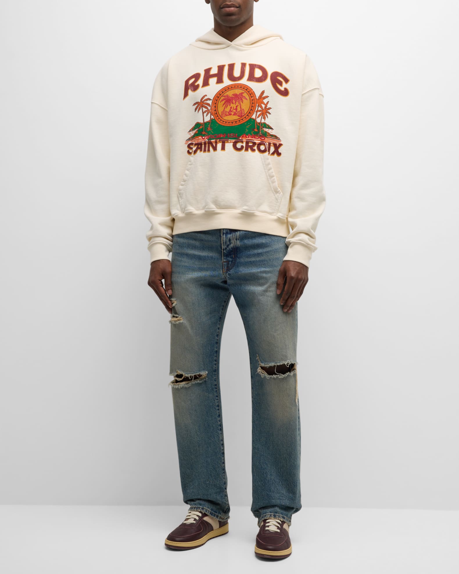 Rhude Men's St. Croix Graphic Hoodie | Neiman Marcus