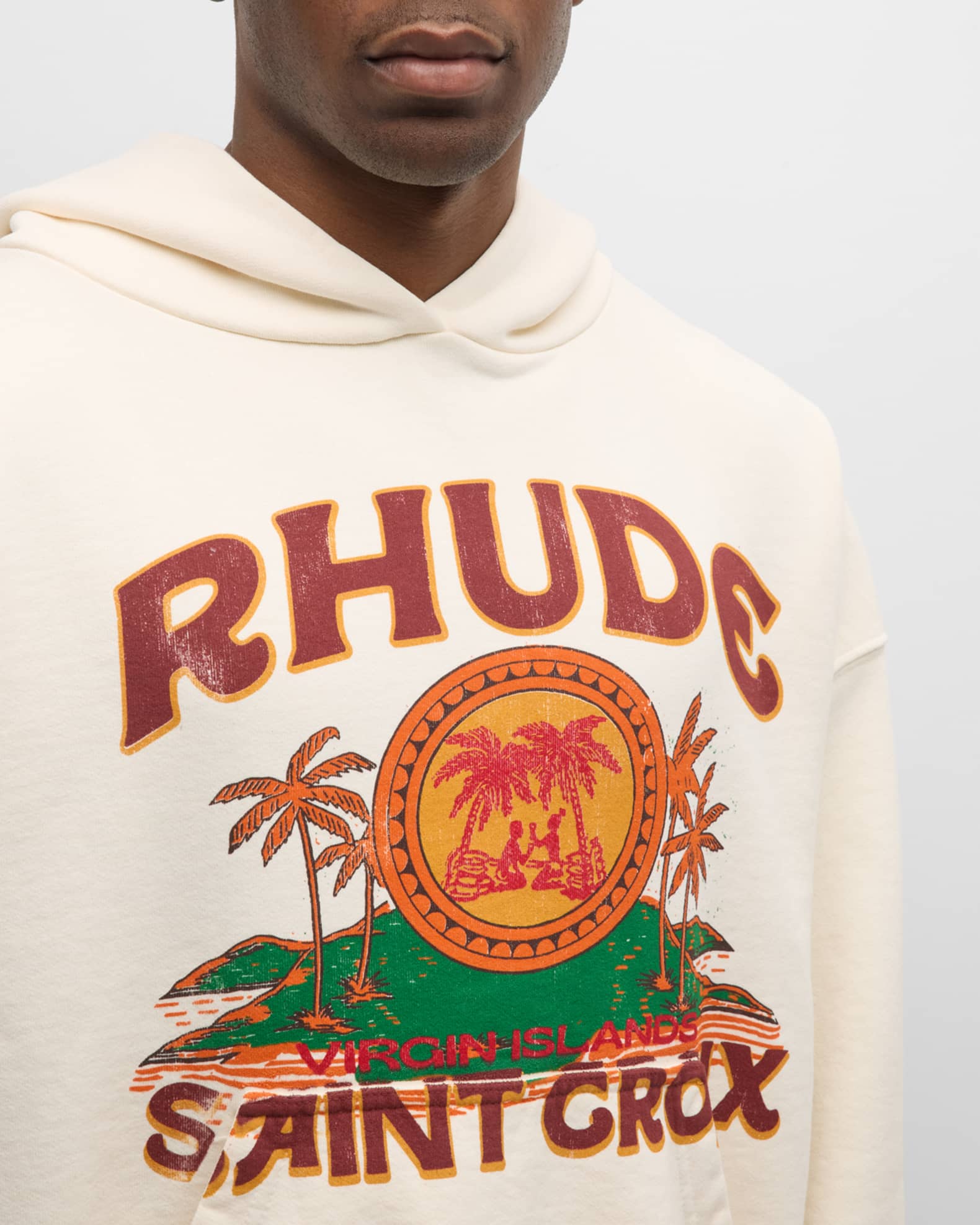 Rhude Men's St. Croix Graphic Hoodie | Neiman Marcus