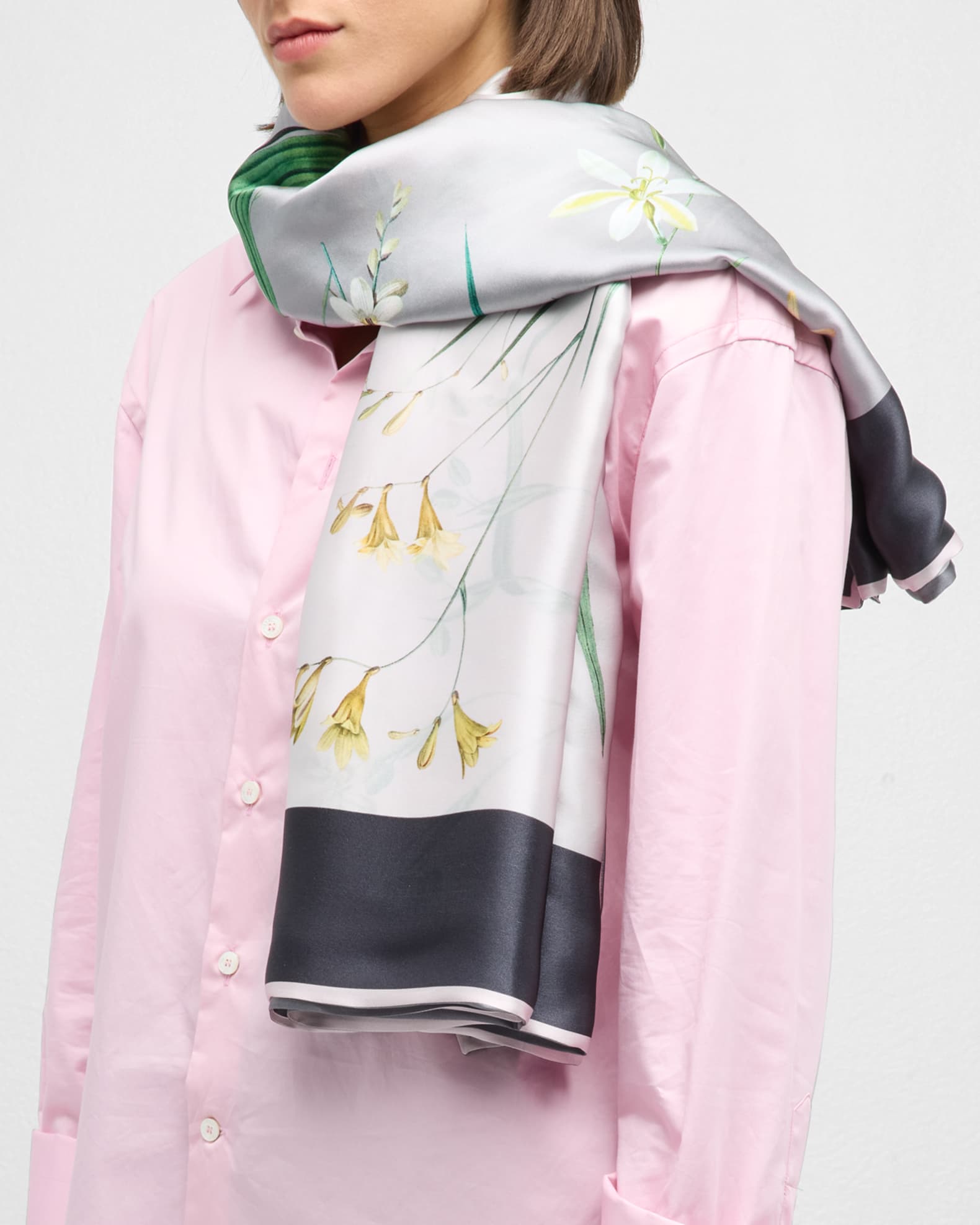 St. Piece Victoria Double-Sided Silk Scarf | Neiman Marcus