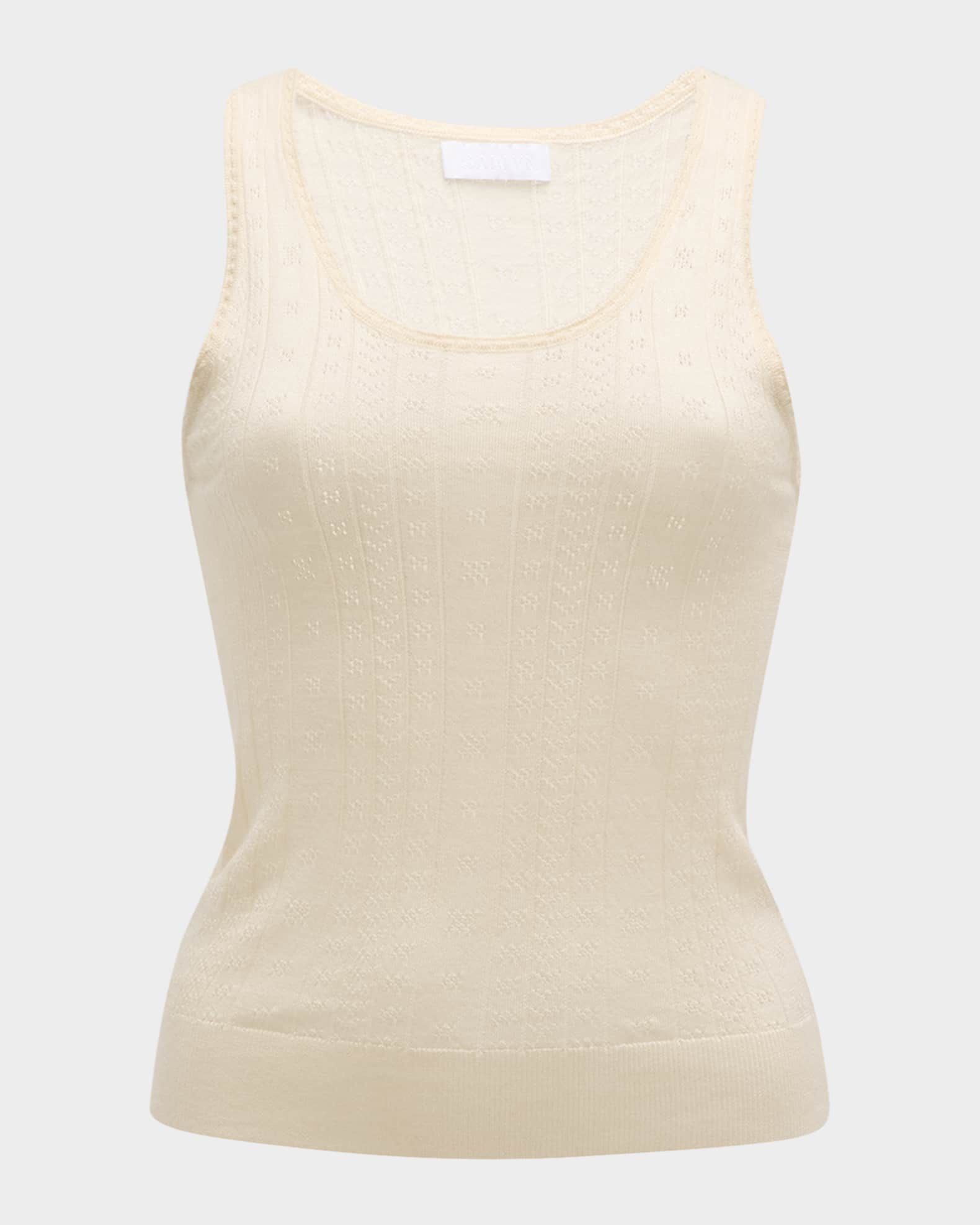 Sablyn Gene Pointelle Tank Top | Neiman Marcus