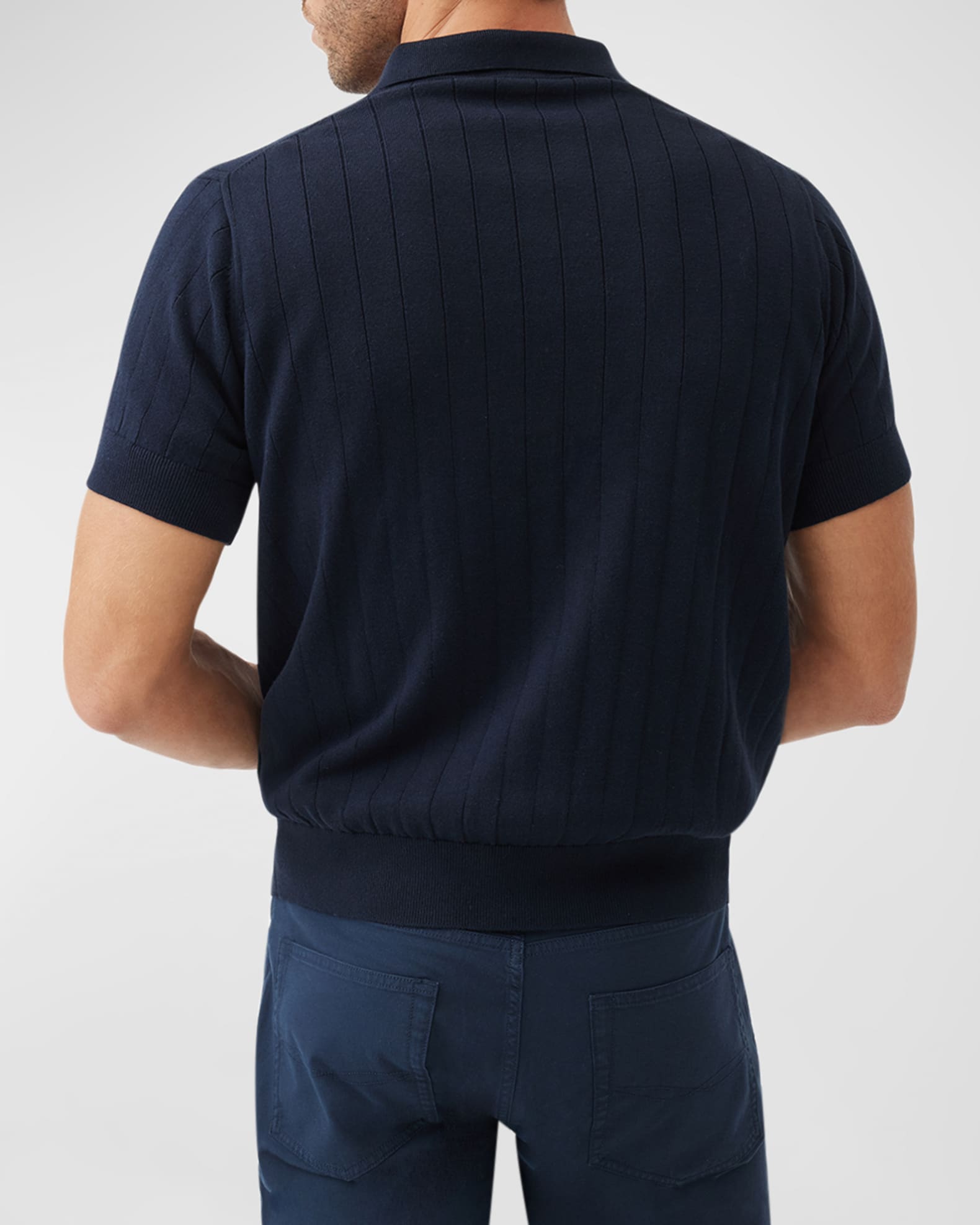 Rodd & Gunn Men's Freys Crescent Knit Polo Shirt | Neiman Marcus