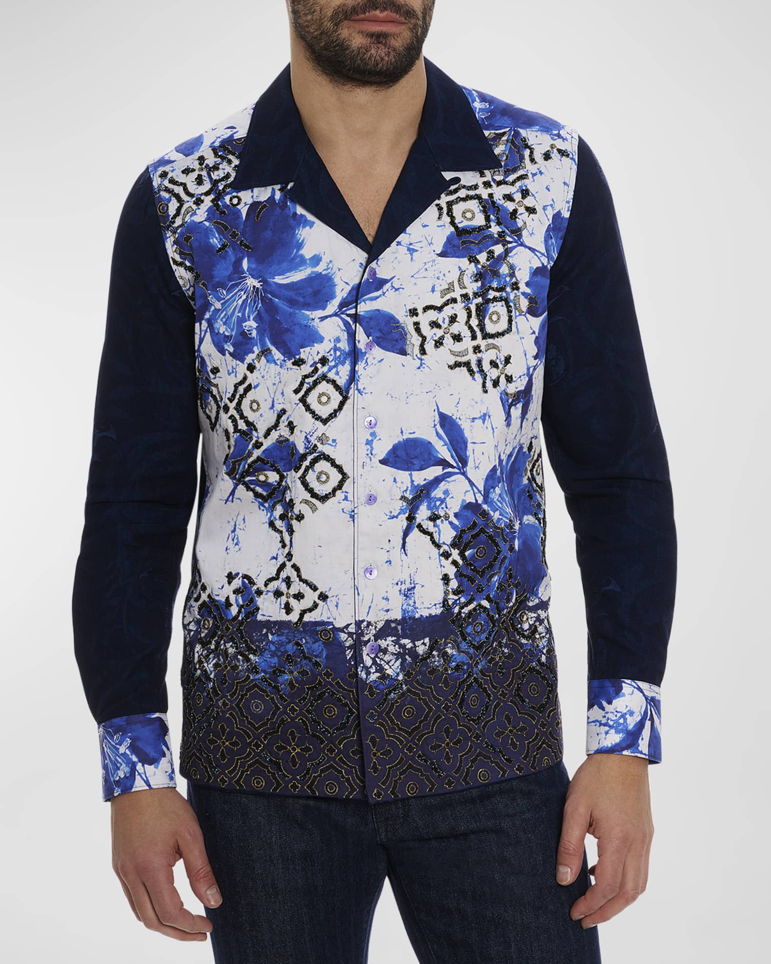 Robert Graham Men's Limited Edition Woven Sport Shirt | Neiman Marcus