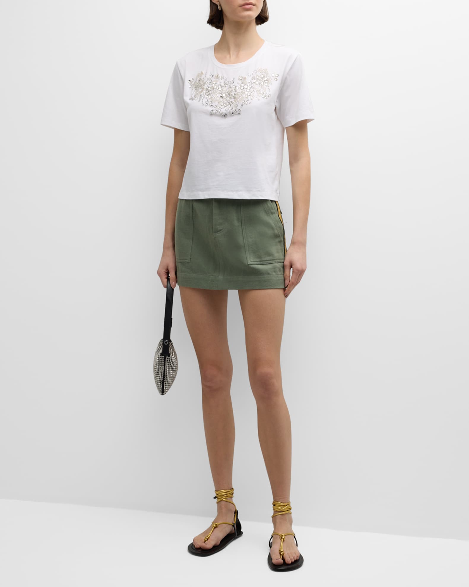 Le Superbe Tiara Embellished Tee | Neiman Marcus