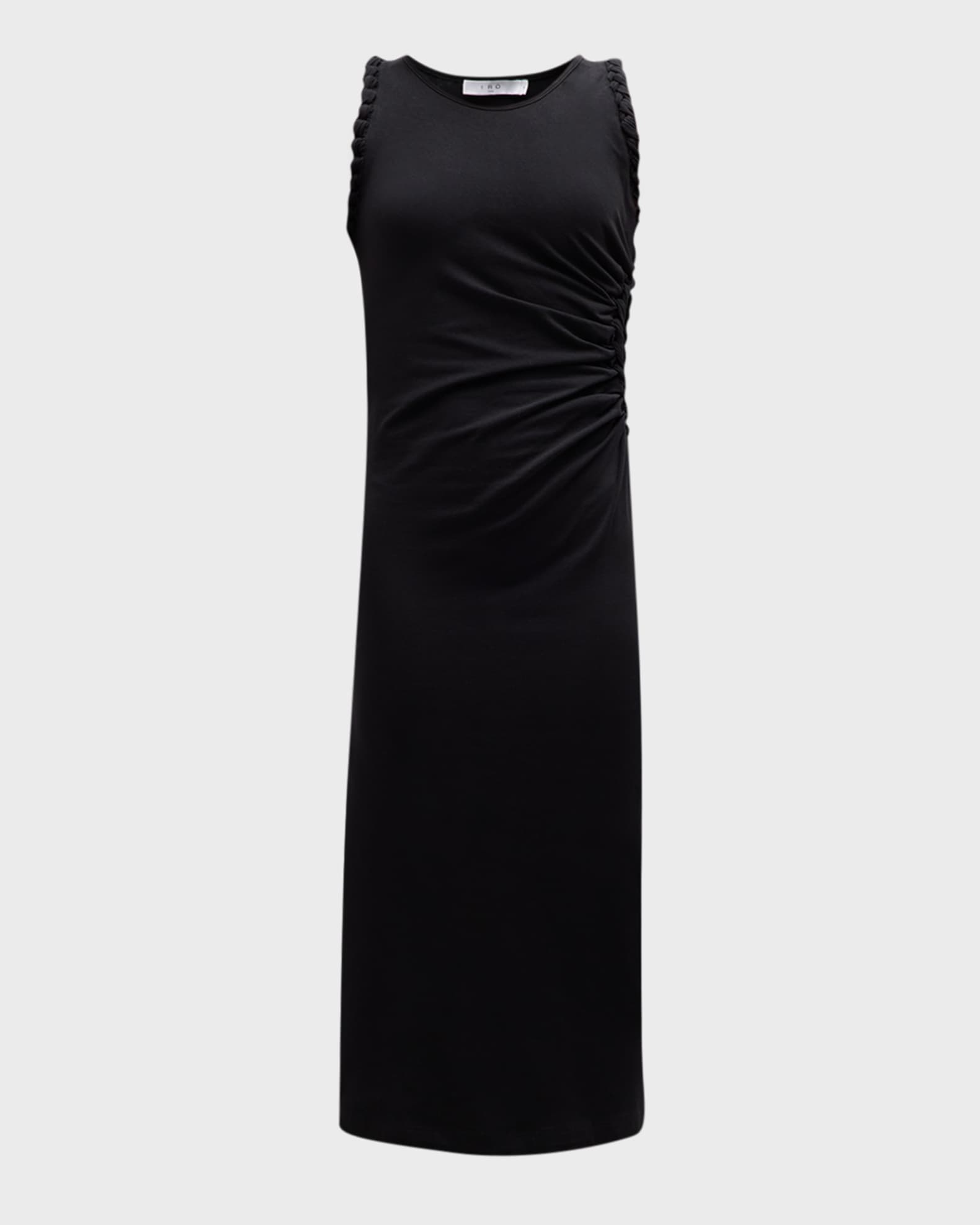 Iro Amel Twist Cut-Out Midi Dress | Neiman Marcus