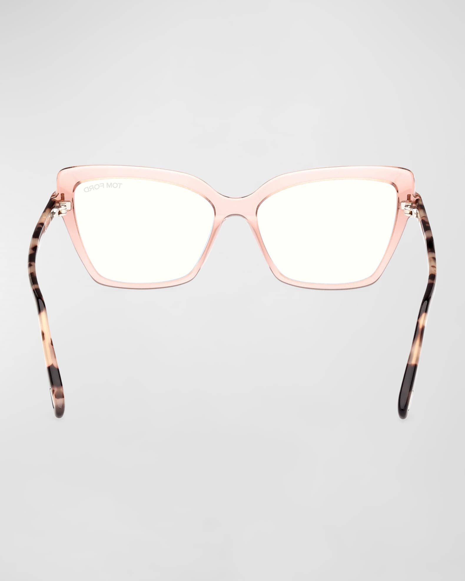 TOM FORD Blue Light Blocking Acetate Cat-Eye Glasses | Neiman Marcus