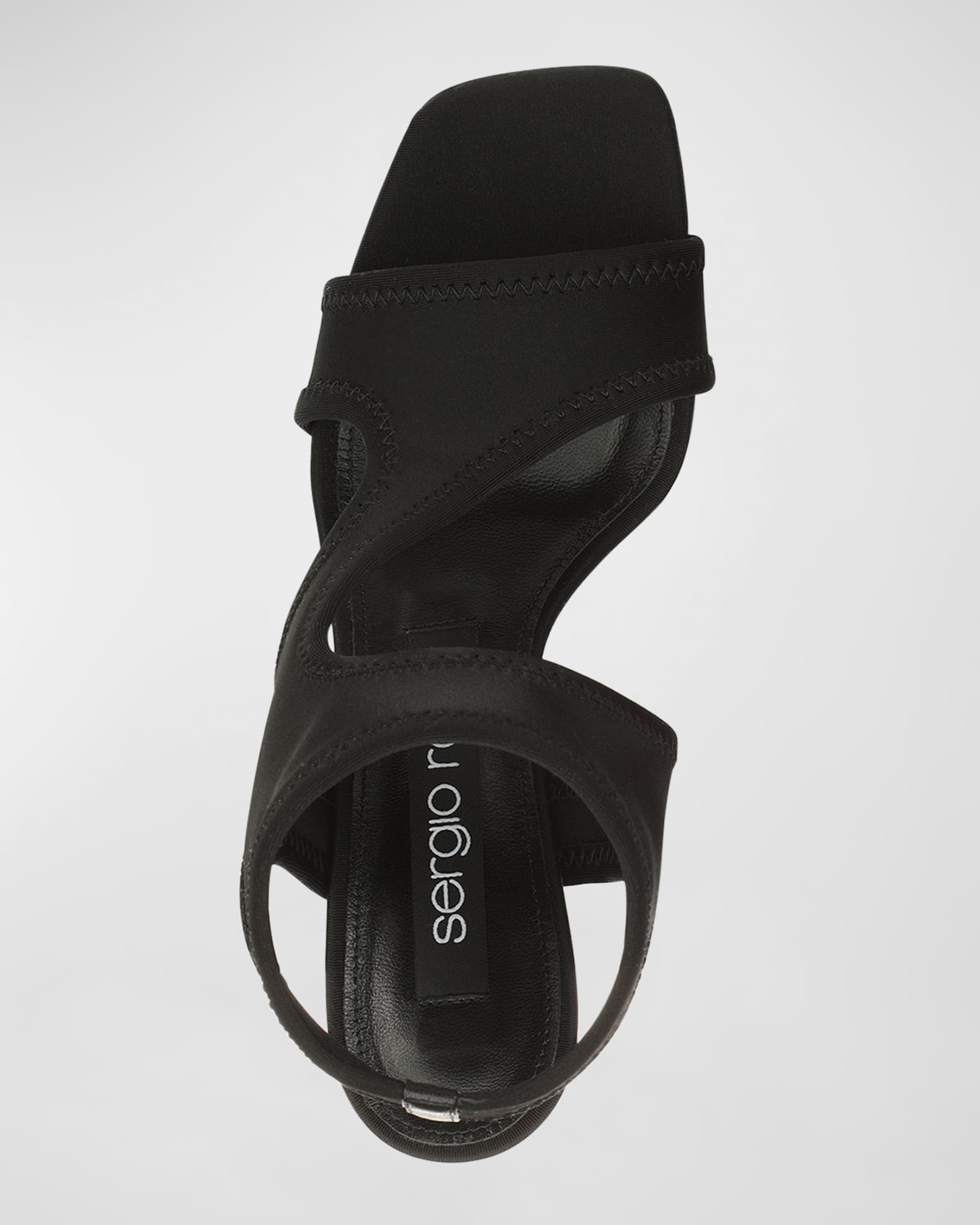 Sergio Rossi Selva Stretch Jersey Stiletto Sandals | Neiman Marcus