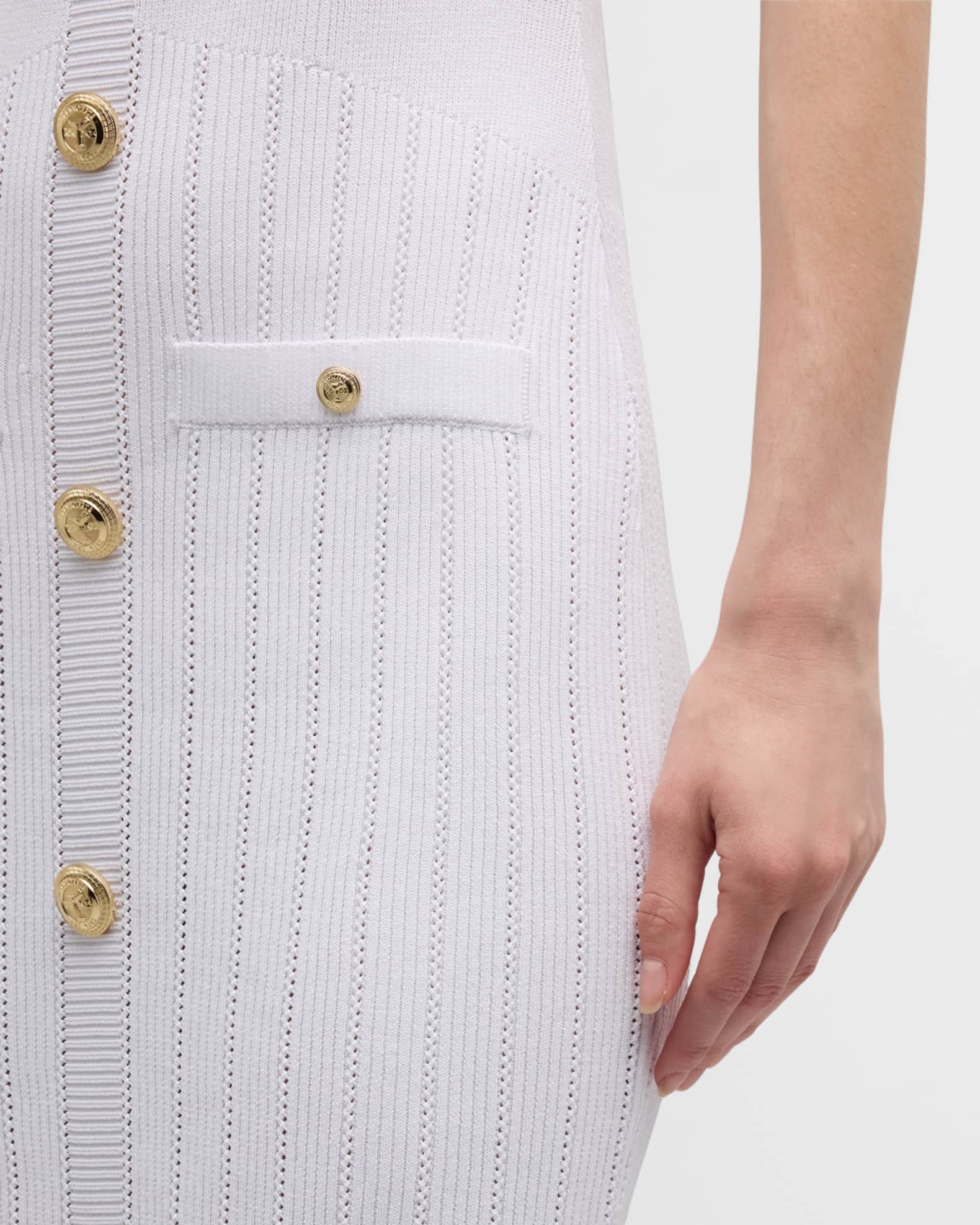 Retrofete Laney Metallic Knit Midi Bodycon Dress | Neiman Marcus