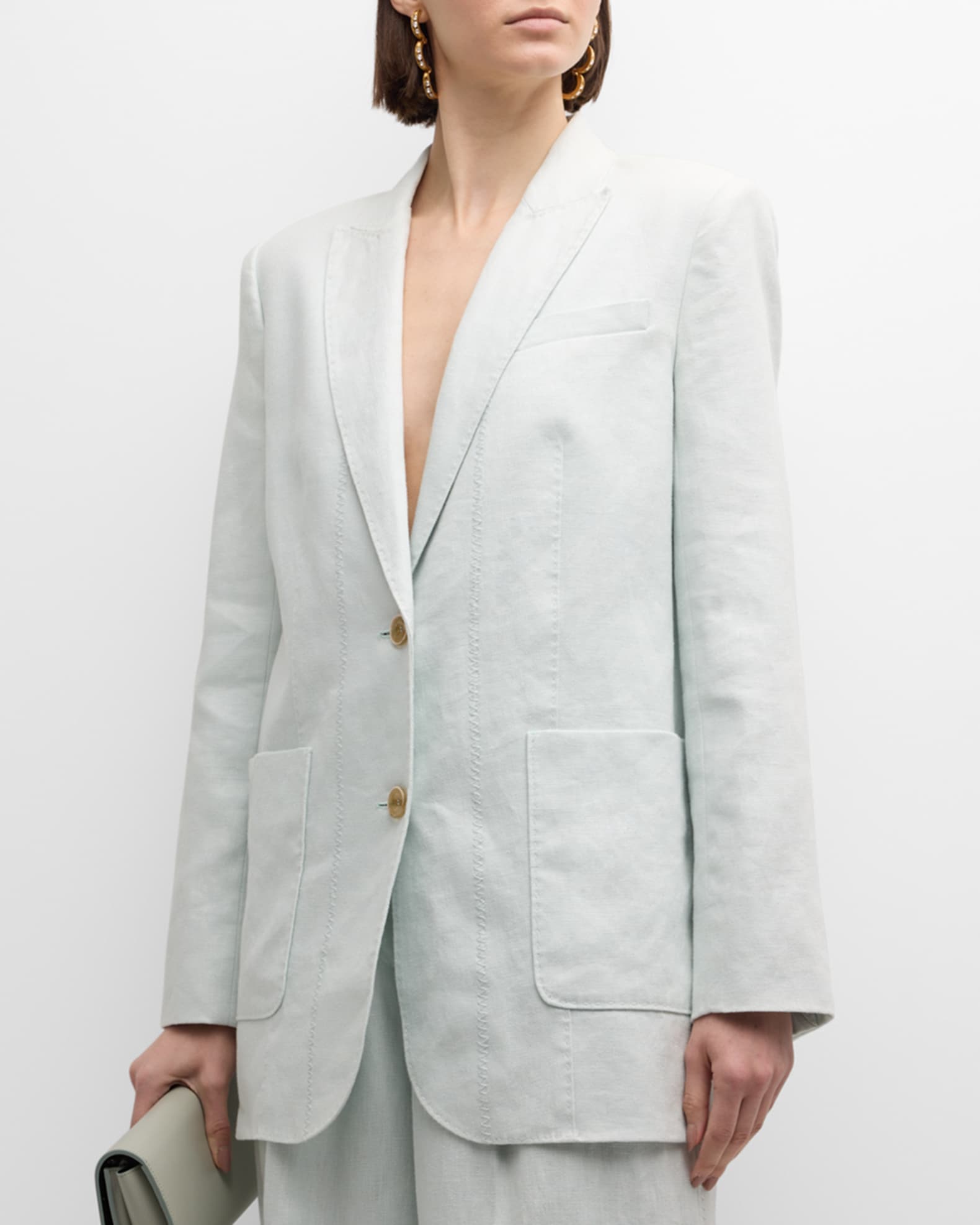 Zimmermann Natura Linen Jacket | Neiman Marcus