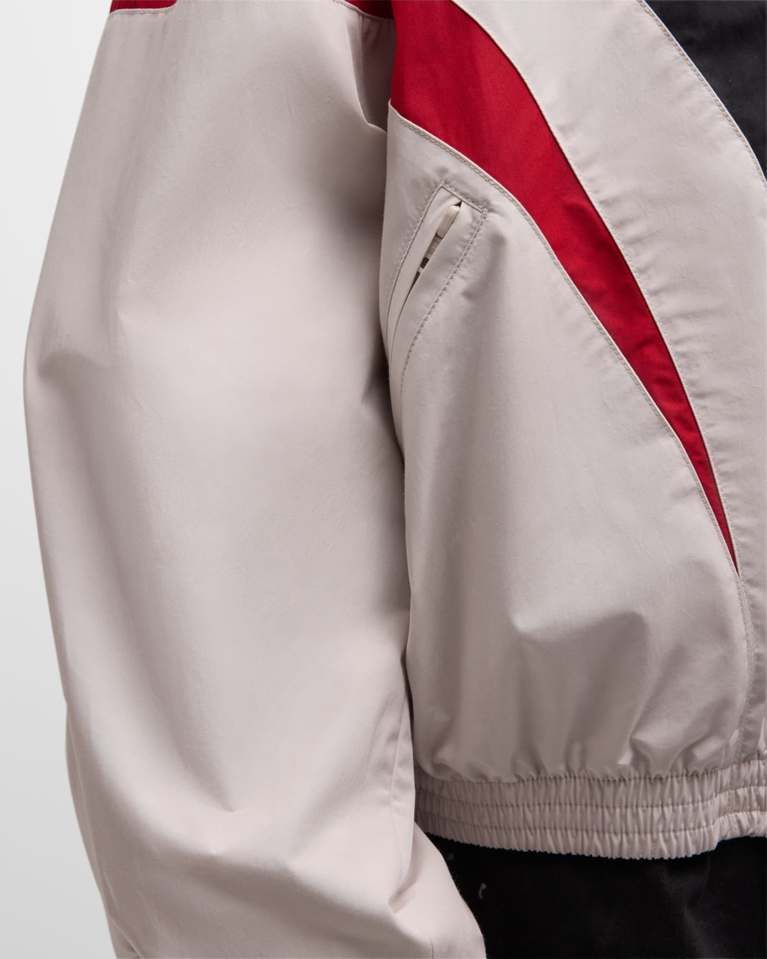 Balenciaga Men's Hooded Tracksuit Jacket | Neiman Marcus