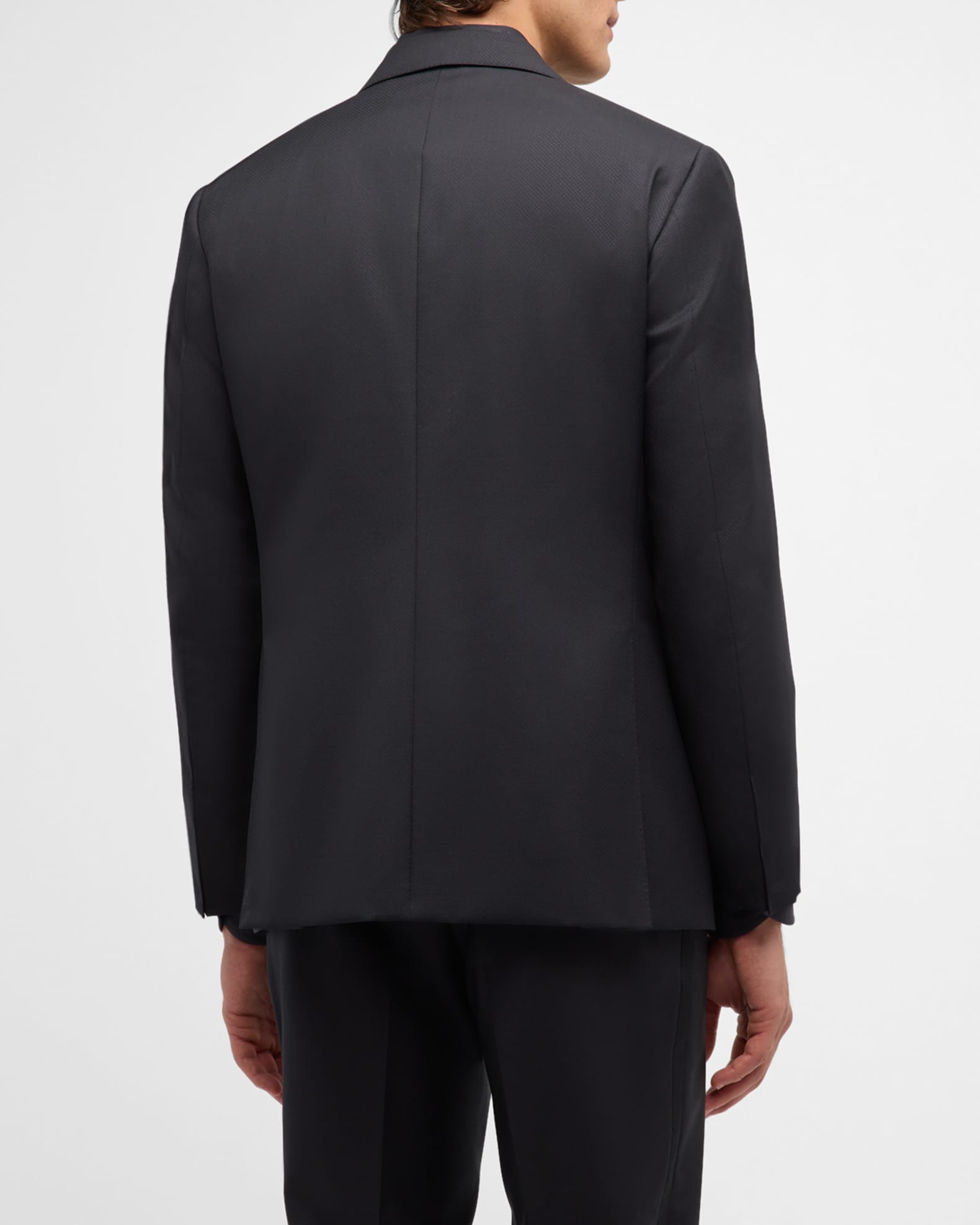 Canali Men's Wool Diamond Weave Tuxedo | Neiman Marcus