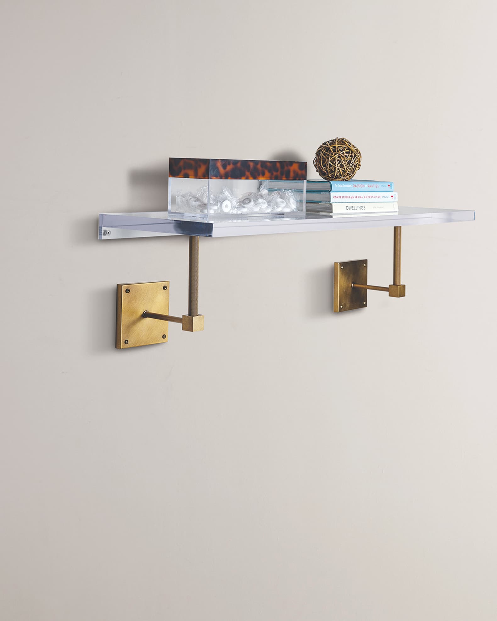 Port 68 Billy Lucite Shelf | Neiman Marcus