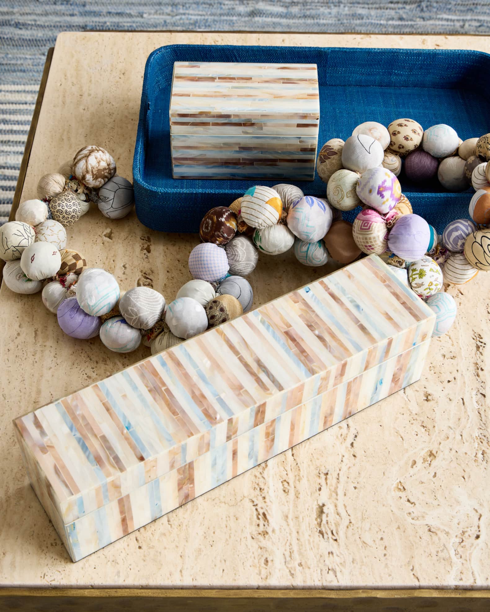 Global Views Willy Nilly Neutral Bunting | Neiman Marcus
