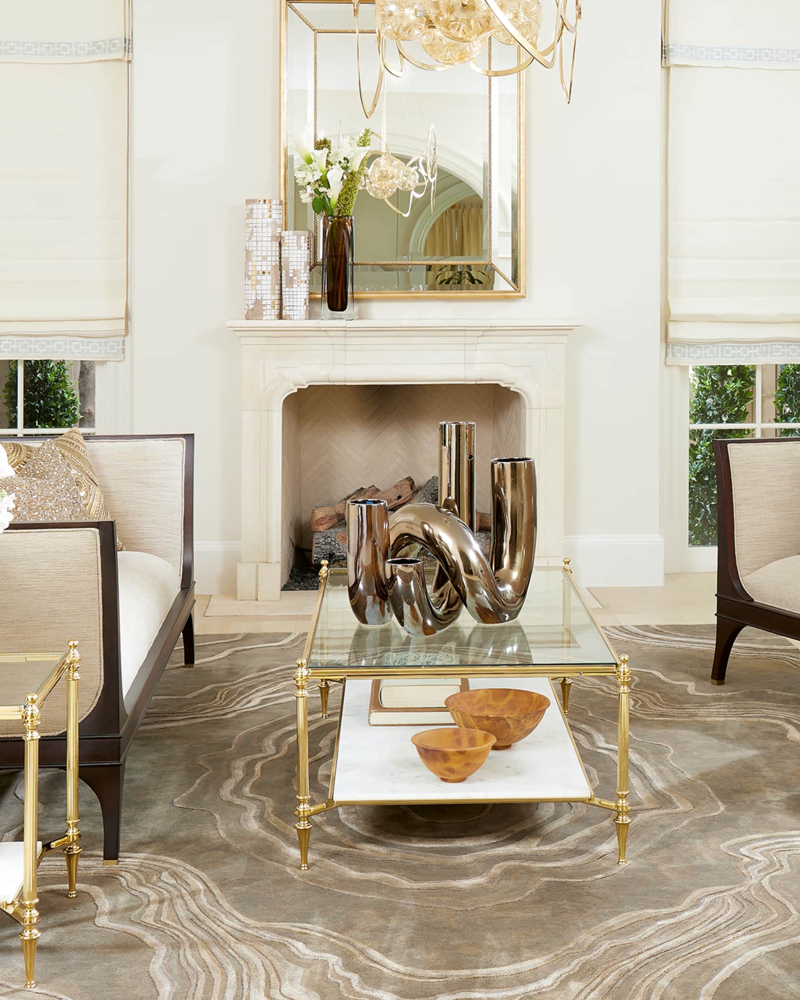 Global Views Cellentani Vase Set, Bronze | Neiman Marcus