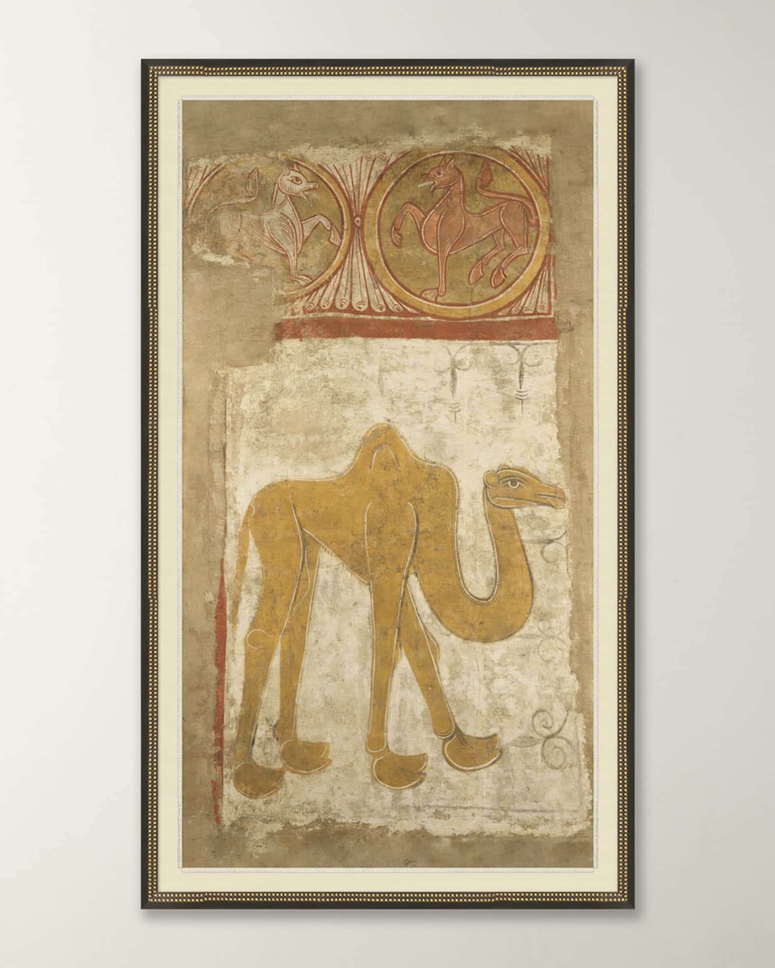 THE MET x Wendover "Camel Tapestry" Framed Giclee | Neiman Marcus