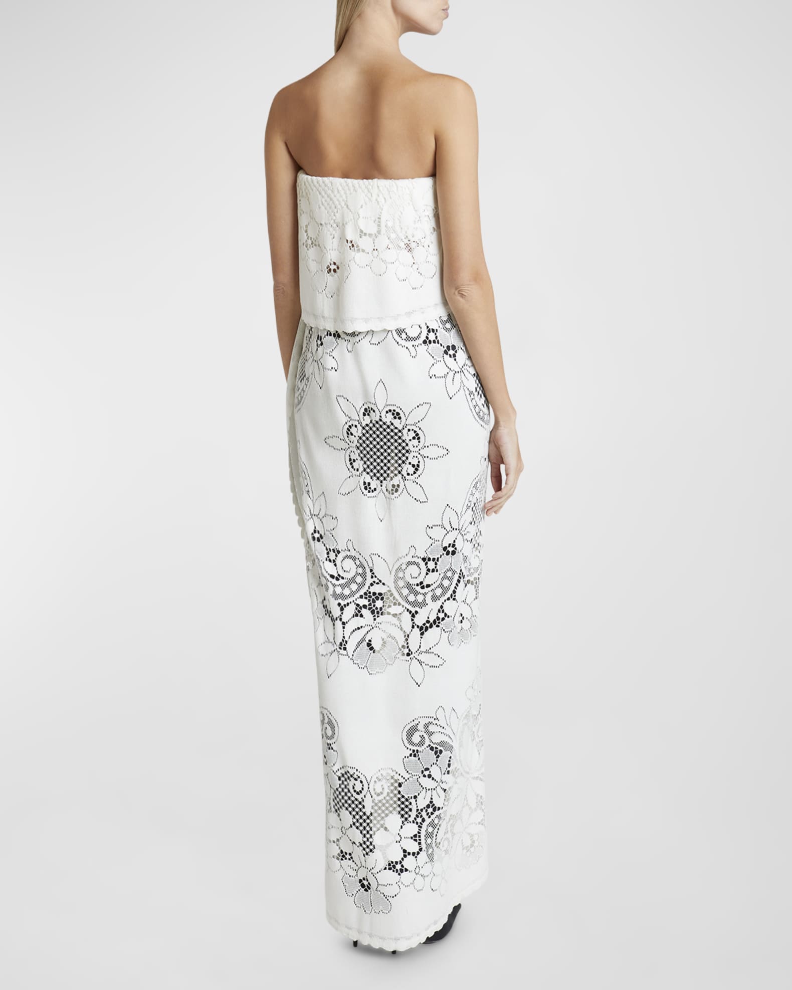 Balenciaga Upcycled Tablecloth Dress | Neiman Marcus