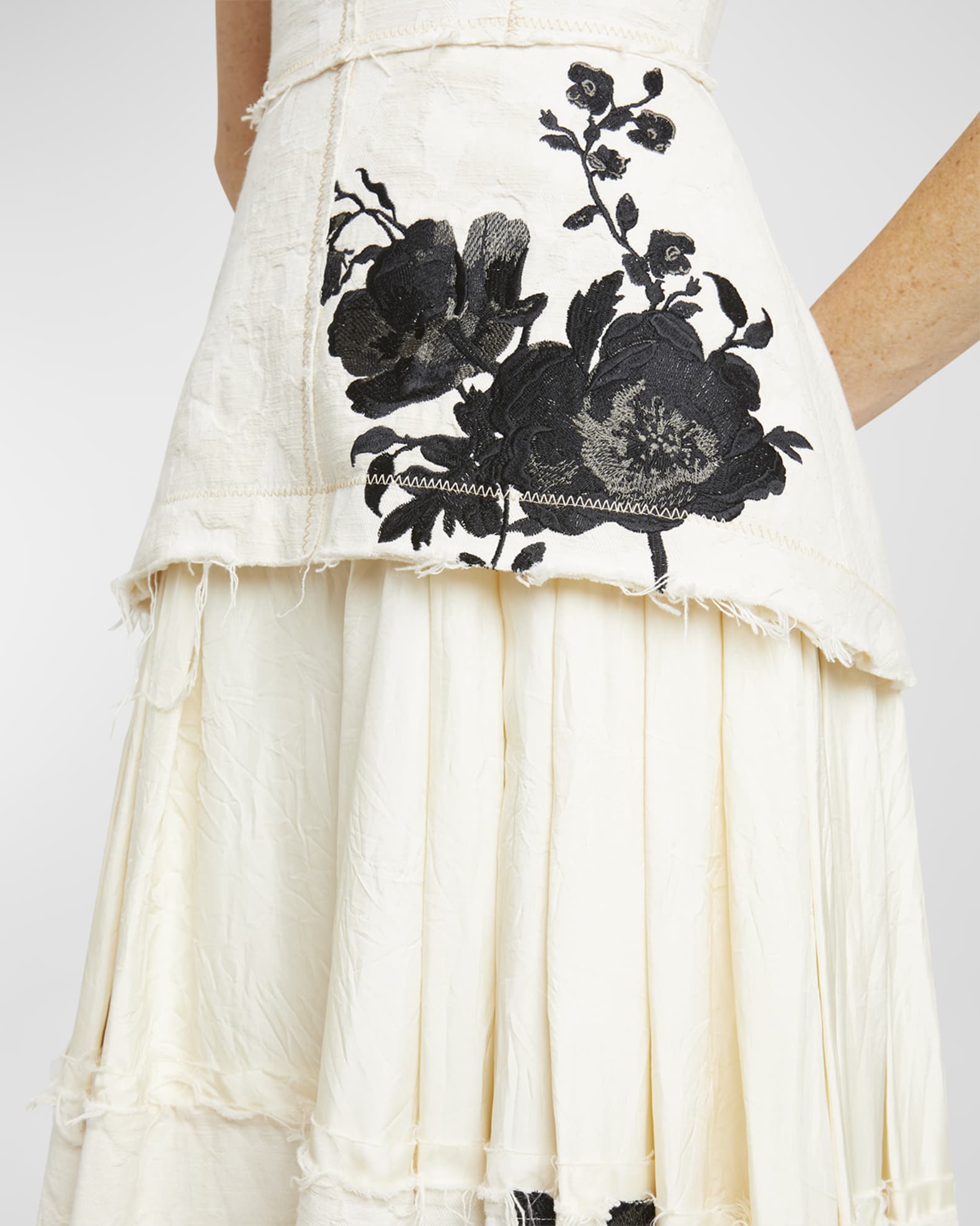 Erdem Sleeveless Full-Skirt Cocktail Dress | Neiman Marcus