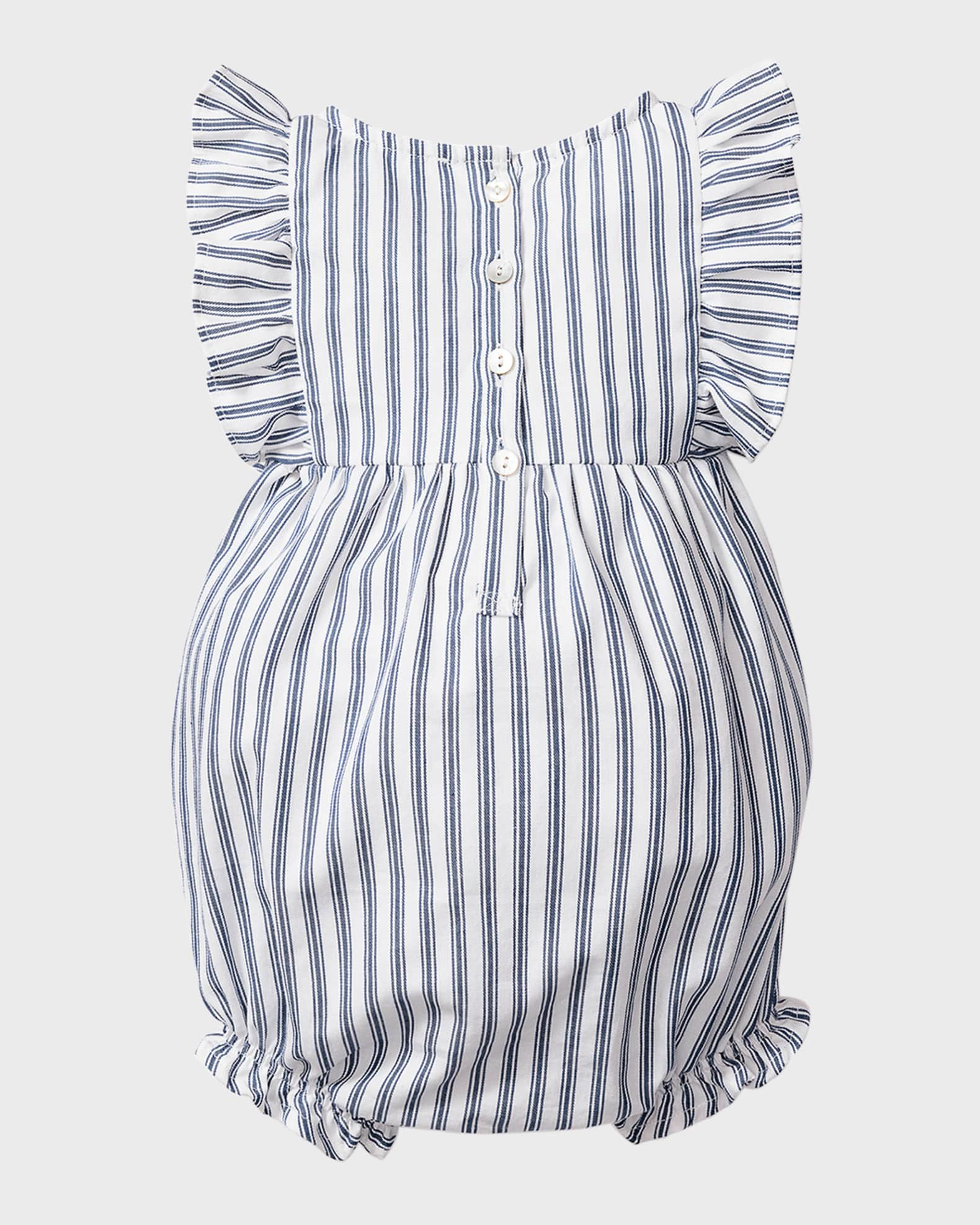 Petite Plume Kid's Printed Ruffled Bubble Romper, Size 0M-24M | Neiman ...